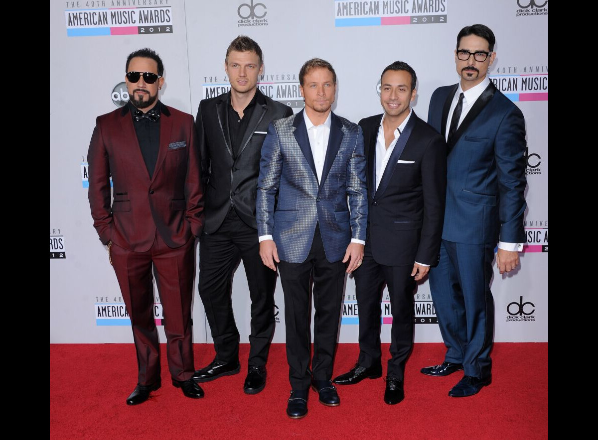 Photo : Les Backstreet Boys à la cérémonie des 40 ans des American ...