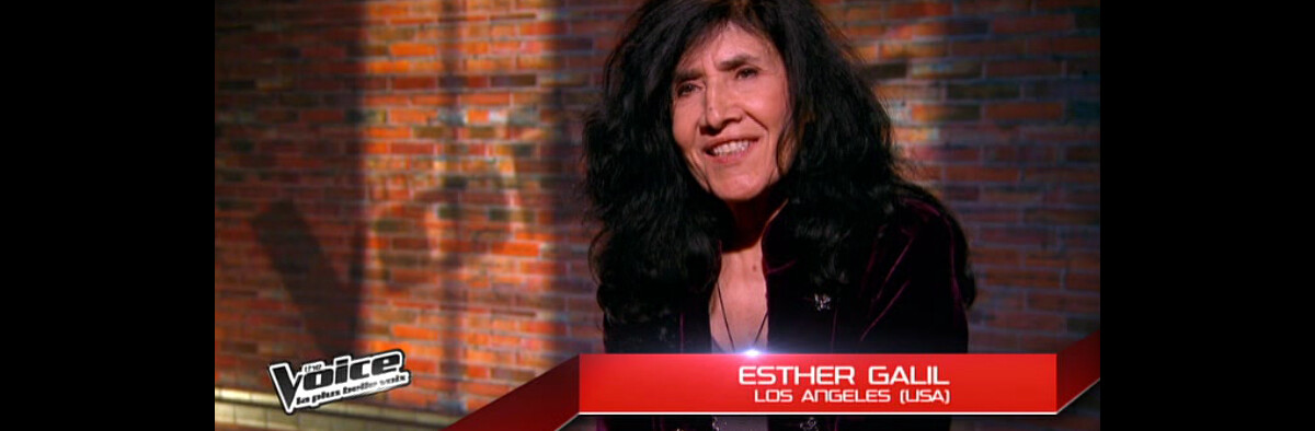 Photo : Esther Galil dans The Voice 2 samedi 9 mars 2013 sur TF1 ...
