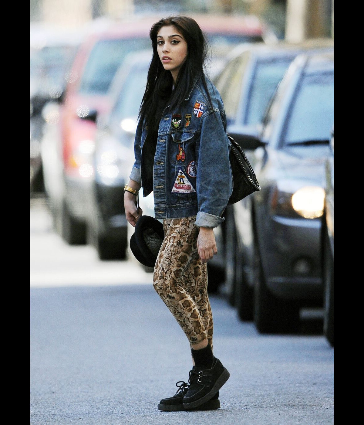 Photo Lourdes Leon Strolling à New York Le 3 Avril 2012 Purepeople