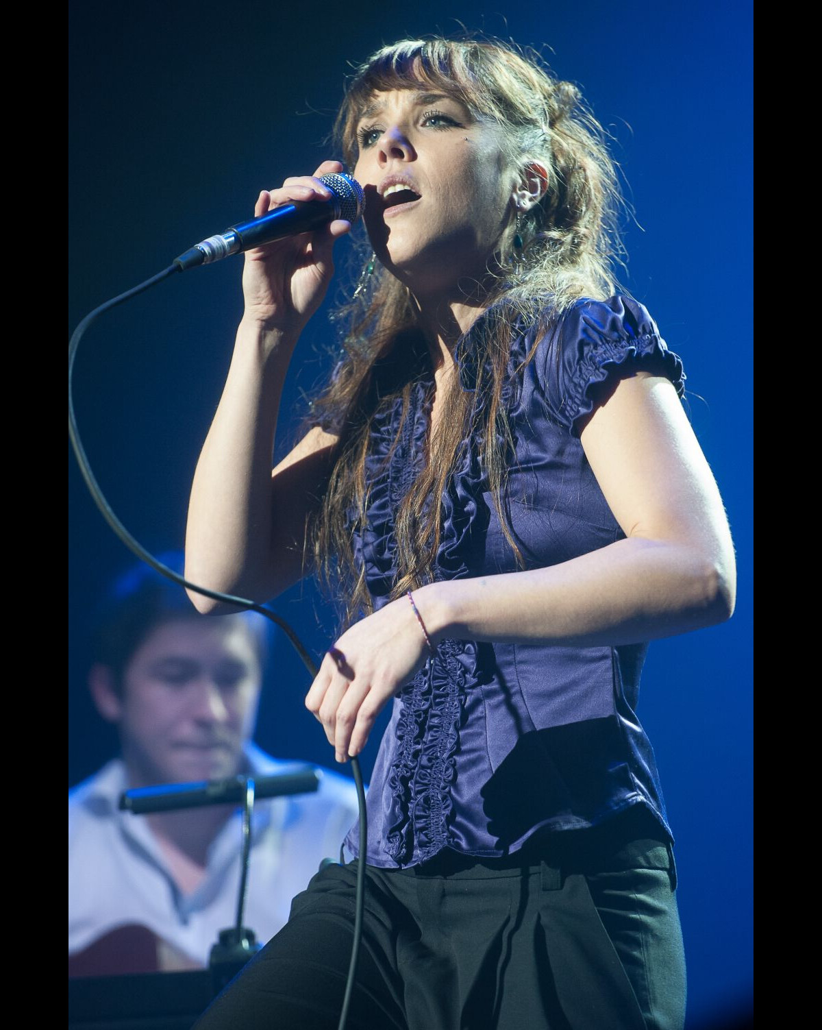 Photo : Zaz en concert au Royal Albert Hall à Londres, le 11 mars 2013 ...