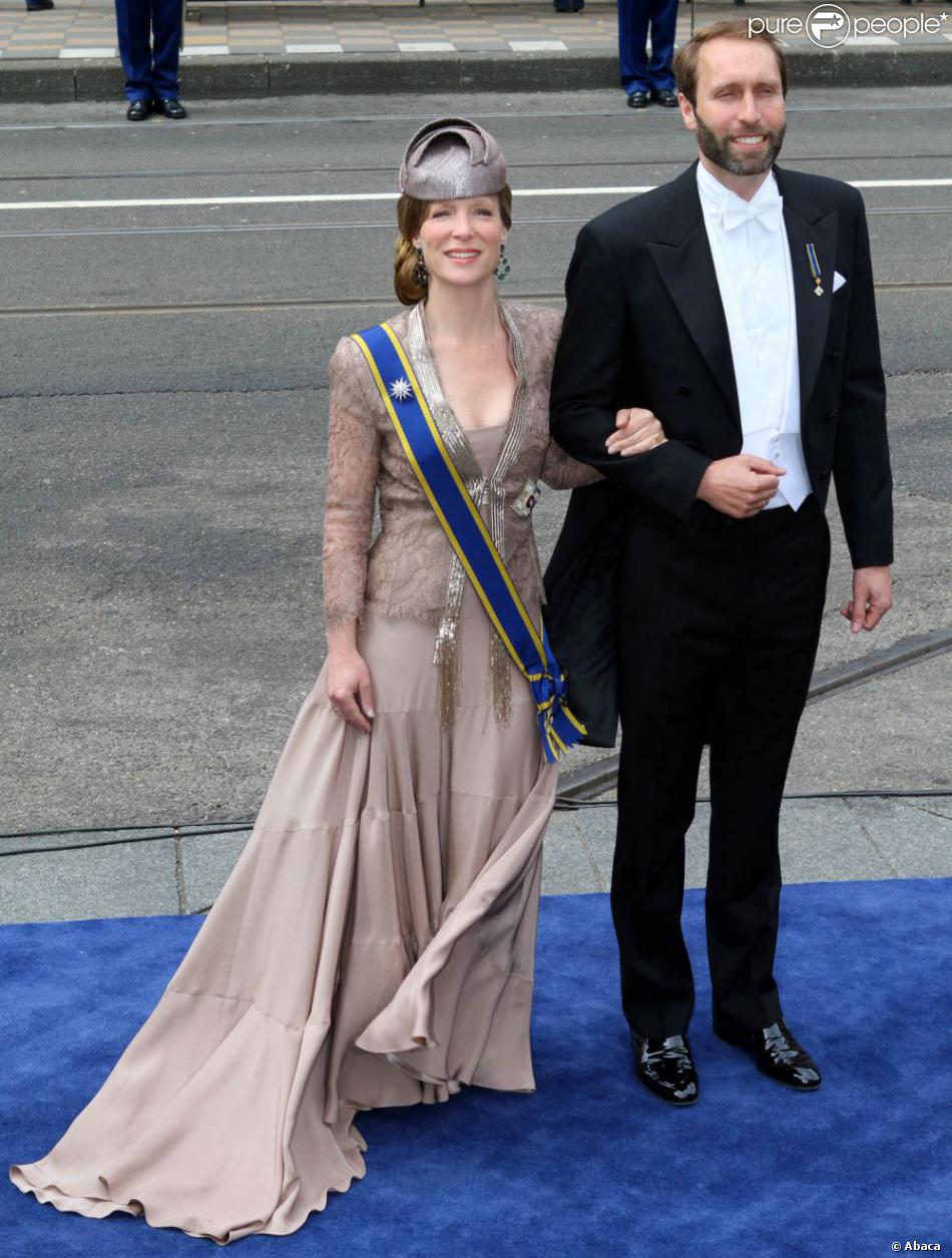 La princesse Margarita de Bourbon-Parme et Tjalling ten Cate à la ...