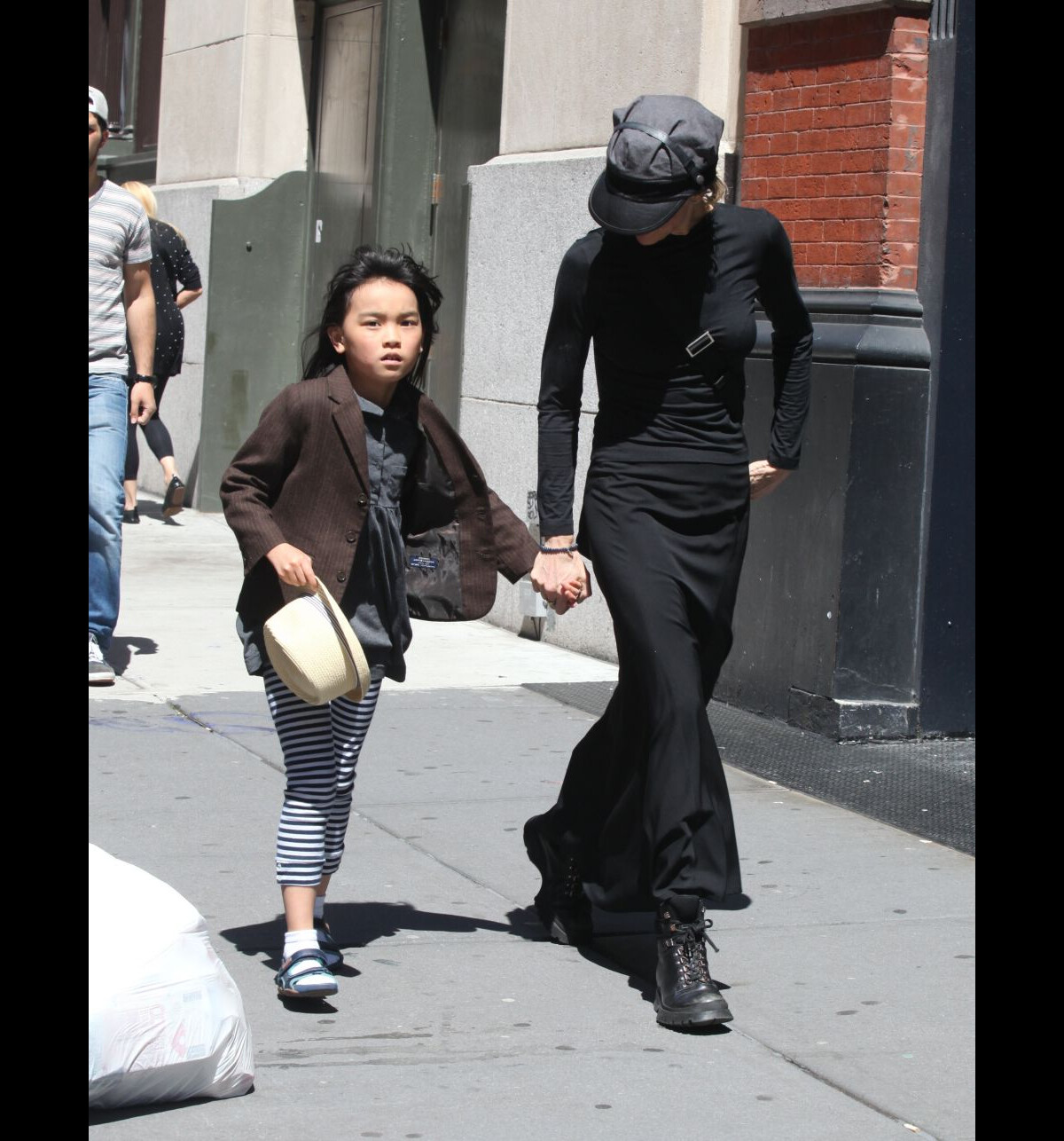 Photo : Meg Ryan et ses enfants Jack Quaid et Daisy True se baladent ...