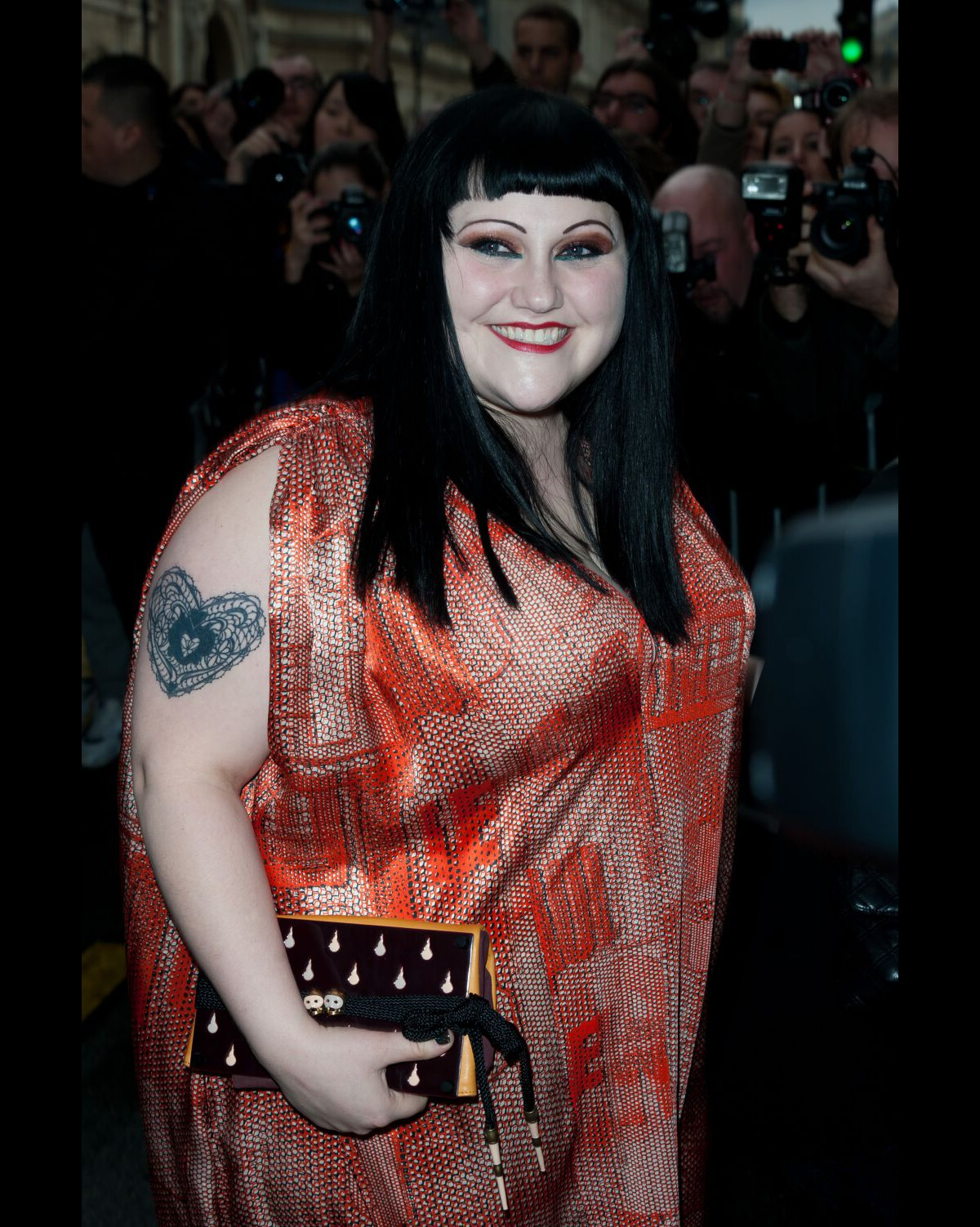 Photo : Beth Ditto lors du défilé Jean-Paul Gaultier à Paris, le 25 ...