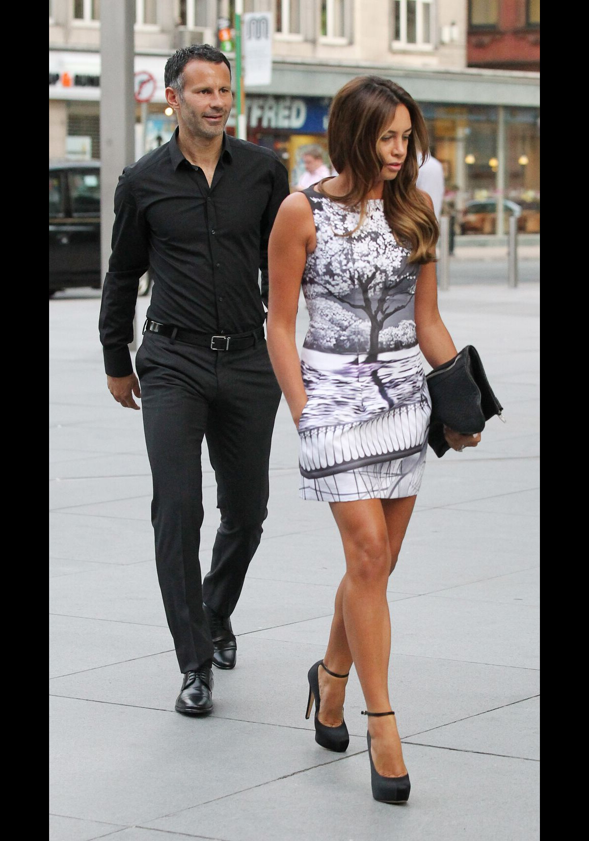 Photo : Ryan et Stacey Giggs lors d'un repas entre les joueurs de ...