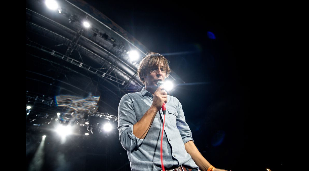 Photo : Phoenix en concert au festival Rock en Seine à Paris, le 23 ...
