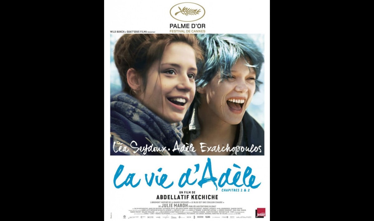 Photo : Affiche officielle du film La Vie d'Adèle - Chapitre 1 & 2 ...