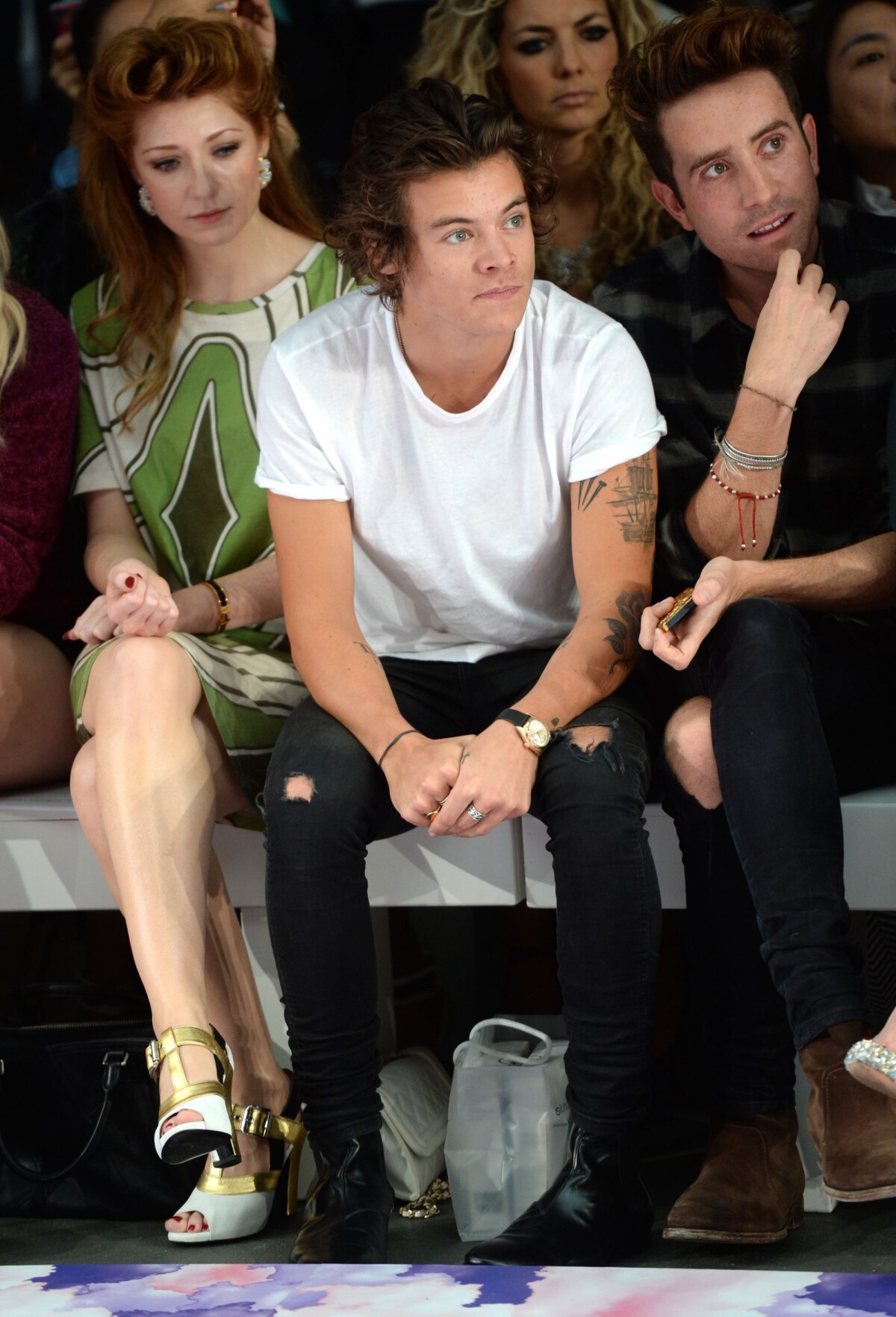 Photo : Harry Styles du groupe One Direction assiste au défilé House of ...