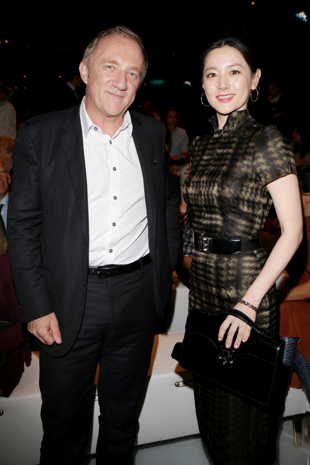 Photo : Francois-Henri Pinault, PDG de Kering et Lee Young au défilé ...
