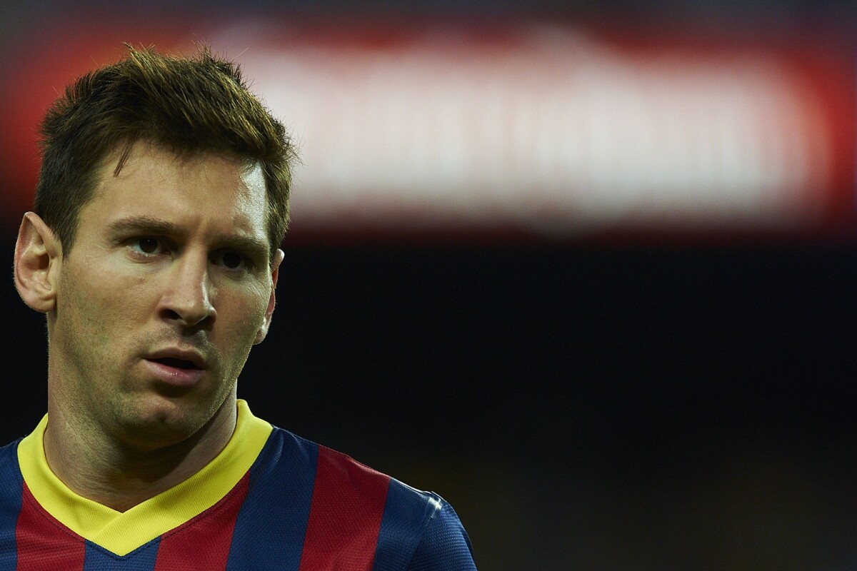 Photo : Lionel Messi lors d'un match entre le FC Barcelone et Séville à ...