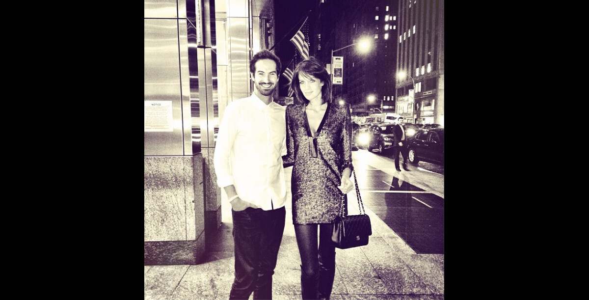 Photo : Jade Foret et son frère Laurent à New York le 10 octobre 2013 ...