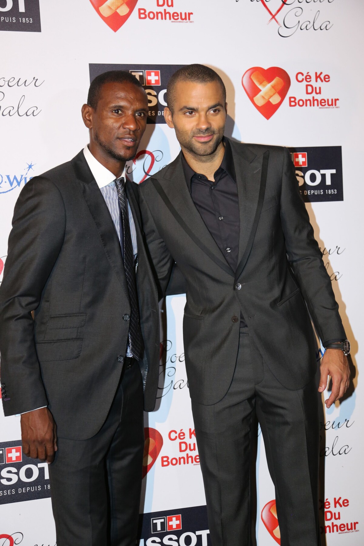 Photo : Eric Abidal et Tony Parker lors du Par Coeur Gala à l'abbaye ...