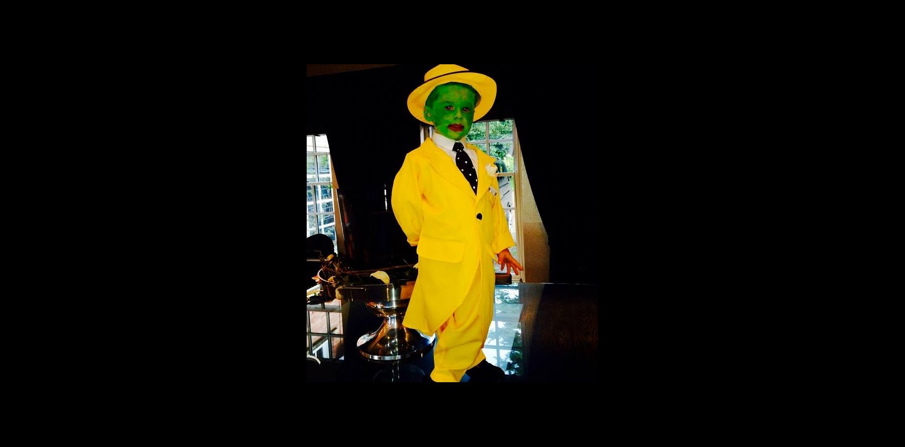 Wayne et Coleen Rooney : Kai en The Mask, bébé Klay en araignée font ...