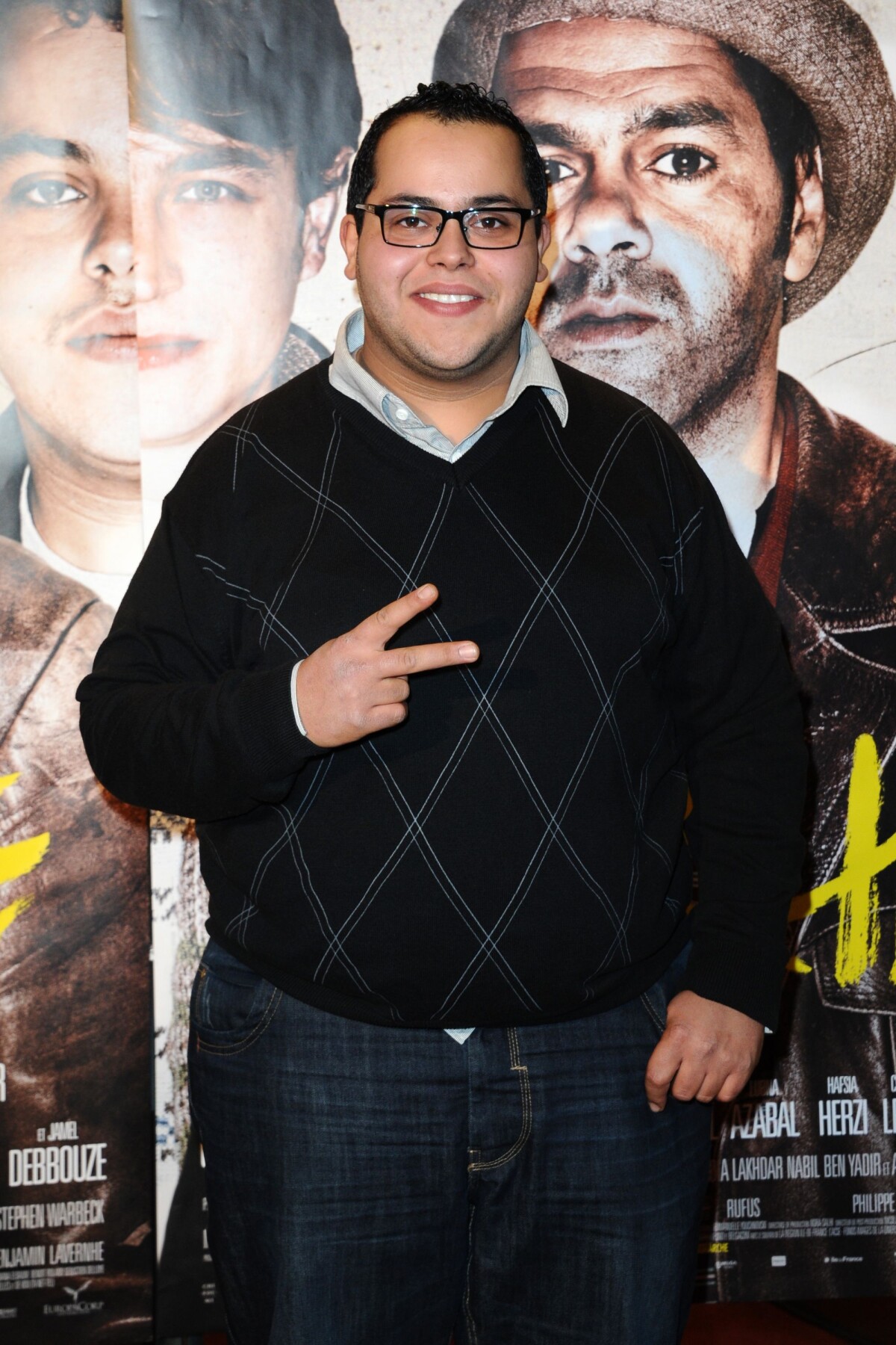 Photo : M'Barek Belkouk à la première du film La Marche à Rosny, le 23 ...