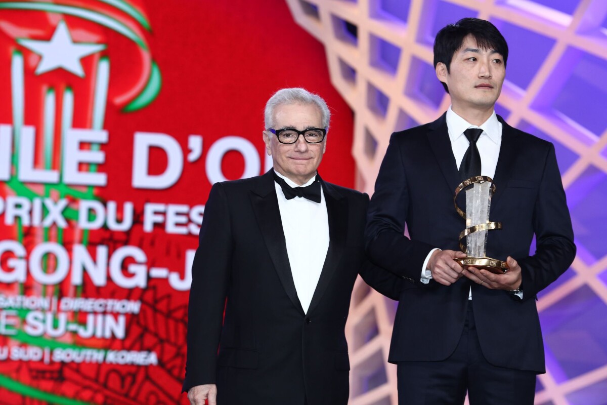 Photo : Martin Scorsese et Lee Su-Jin lors de la cérémonie de clôture ...