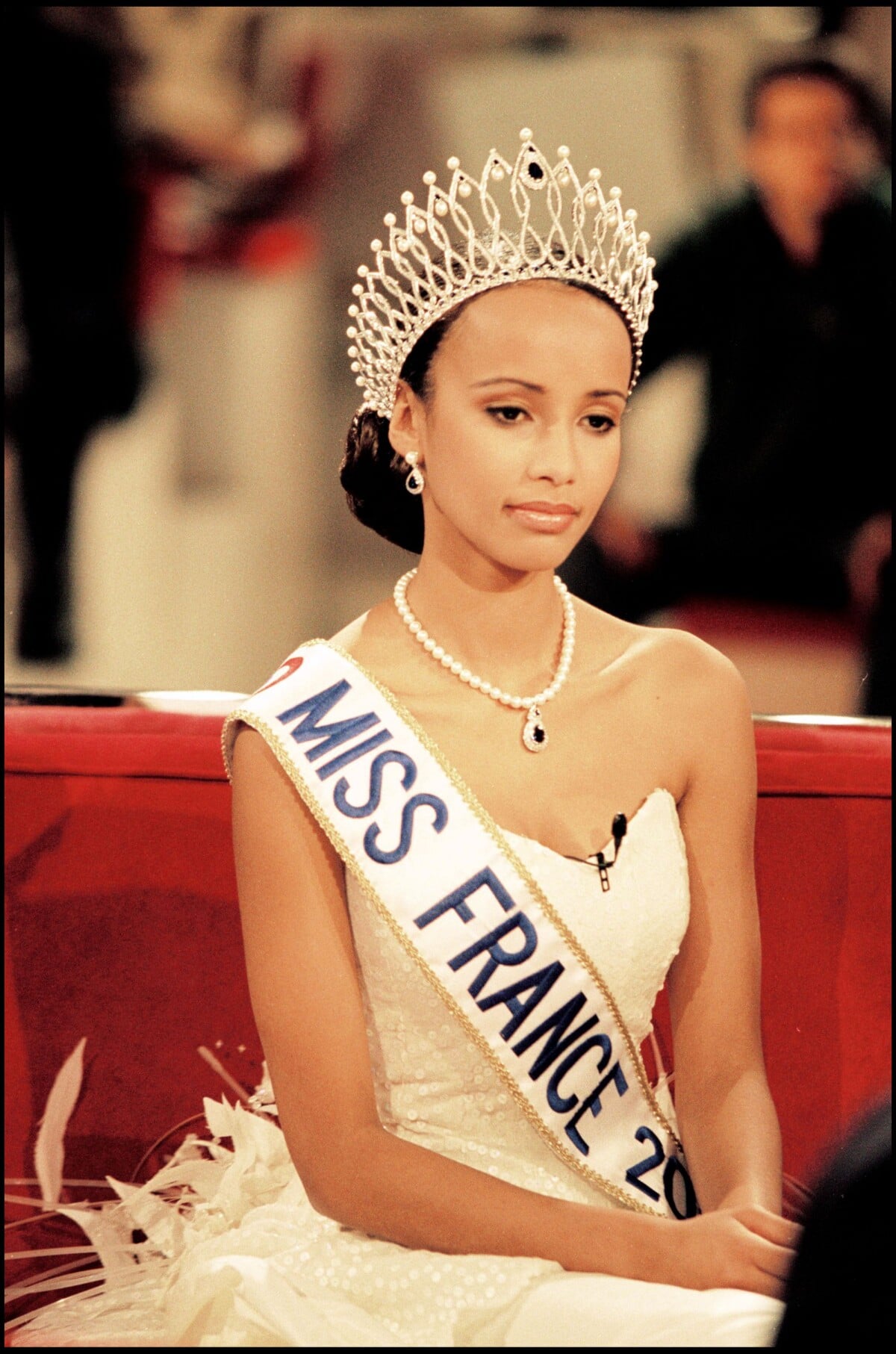 Photo : Sonia Rolland en décembre 1999 dans Vivement Dimanche - Purepeople