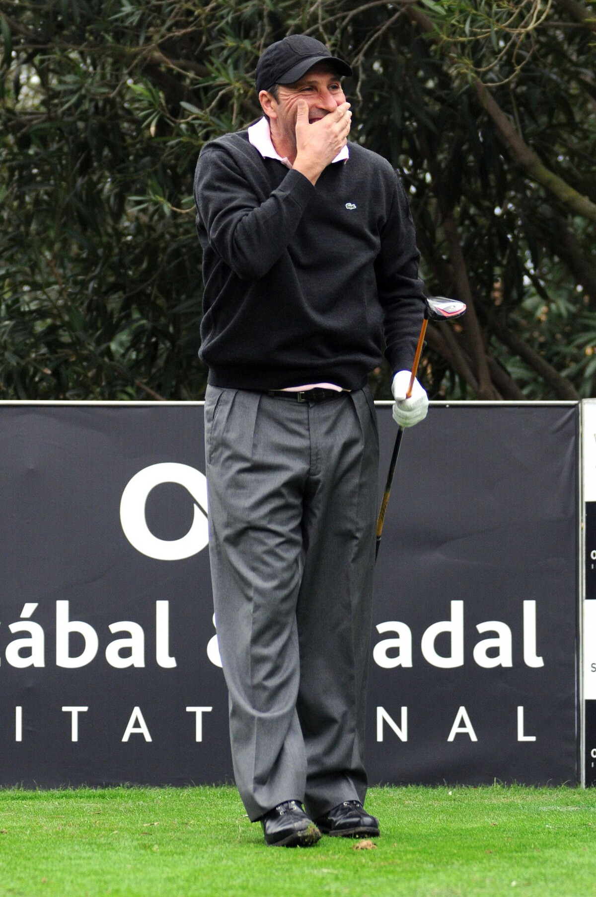 Photo : José Maria Olazabal lors du tournoi de golf Nadal & Olazabal ...