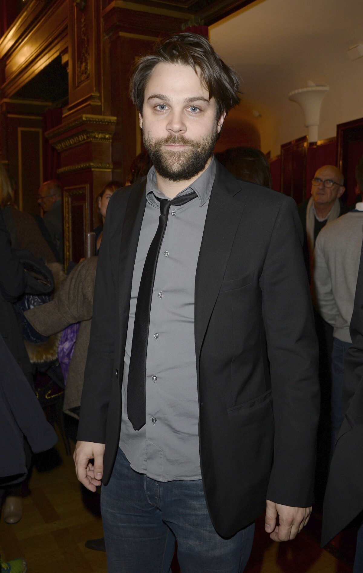 Photo : Arthur Jugnot au théâtre de la Porte Saint-Martin à Paris, le ...