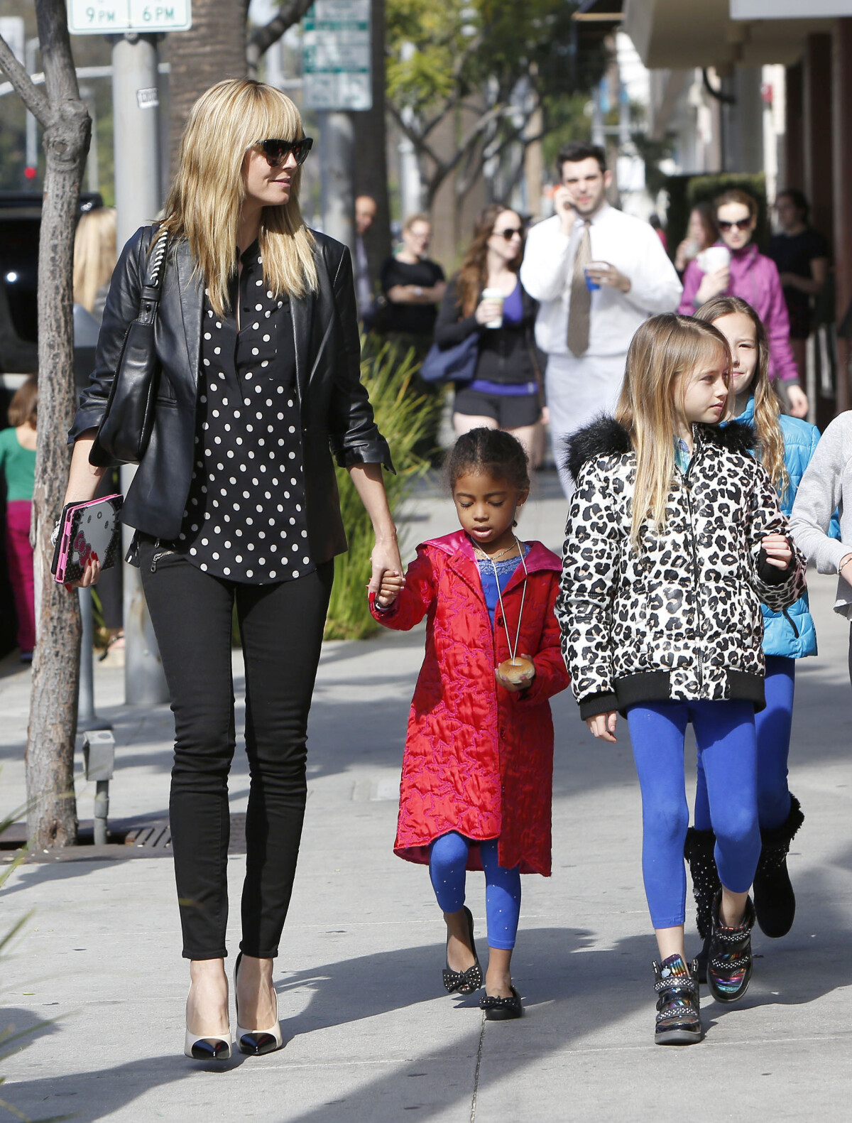 Photo : Heidi Klum se balade avec ses enfants dans les rues de Beverly ...