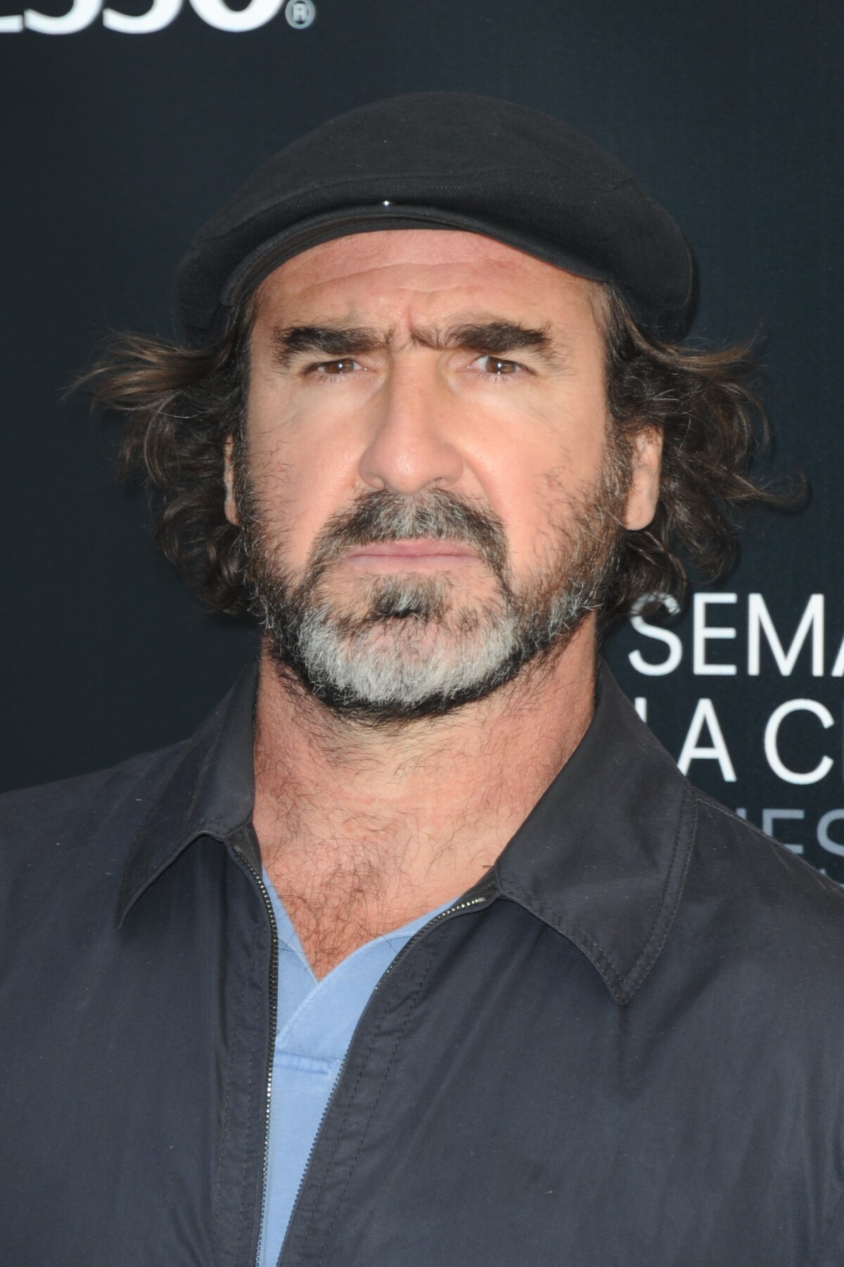 Photo : Eric Cantona lors du photocall du long métrage Les rencontres d ...