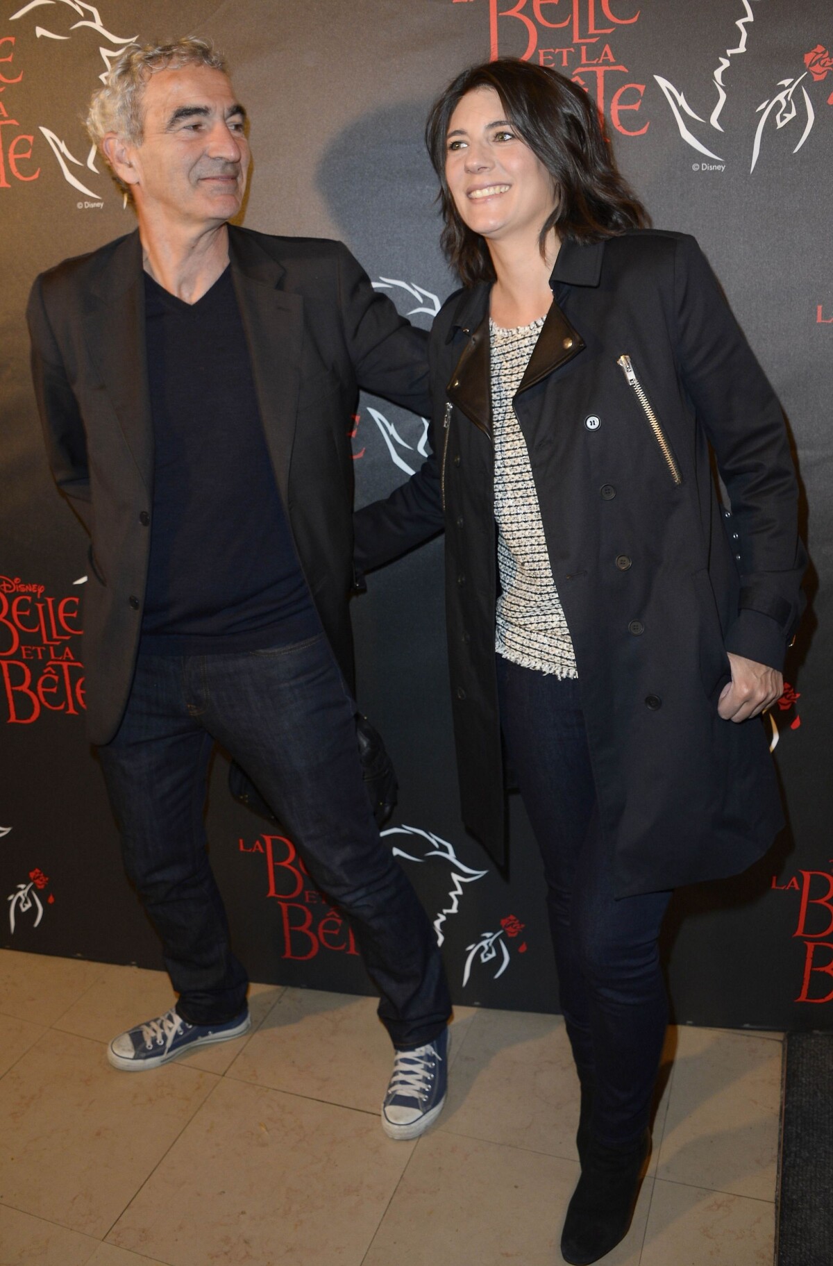 Photo : Raymond Domenech et sa compagne Estelle Denis lors de la ...