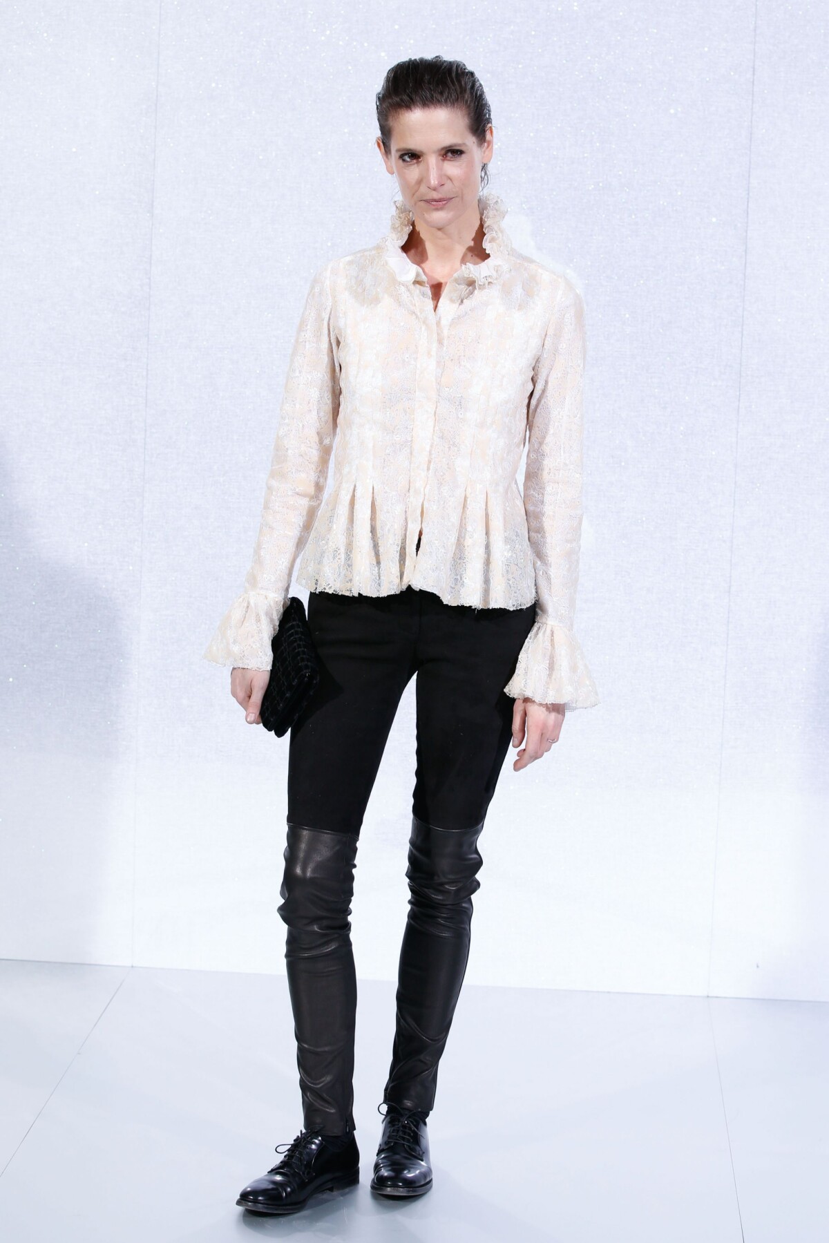 Photo : Hélène Fillières - Deuxième photocall du défilé de mode Haute ...