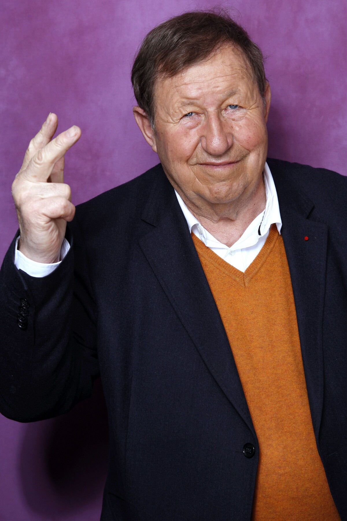 Photo : Portrait de Guy Roux en mars 2014, en marge de la sortie de ses ...