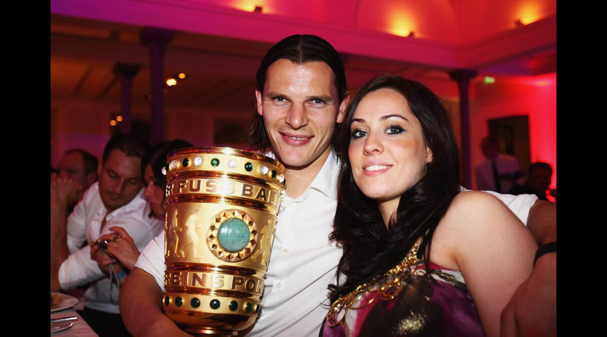 Photo : Daniel Van Buyten, international belge du Bayern de Munich ...