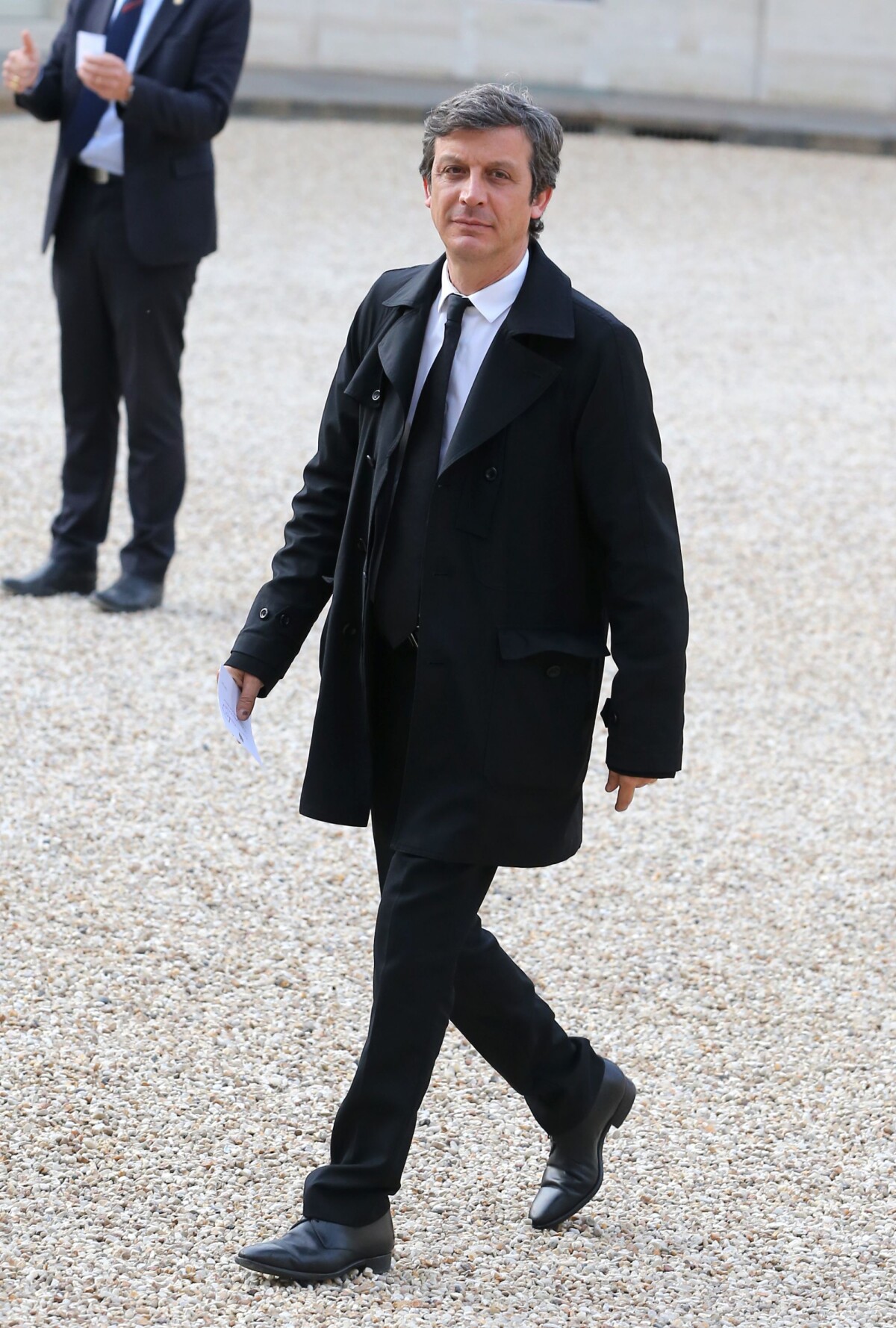 Photo : David Assouline lors du dîner officiel au Palais de l'Elysée ...