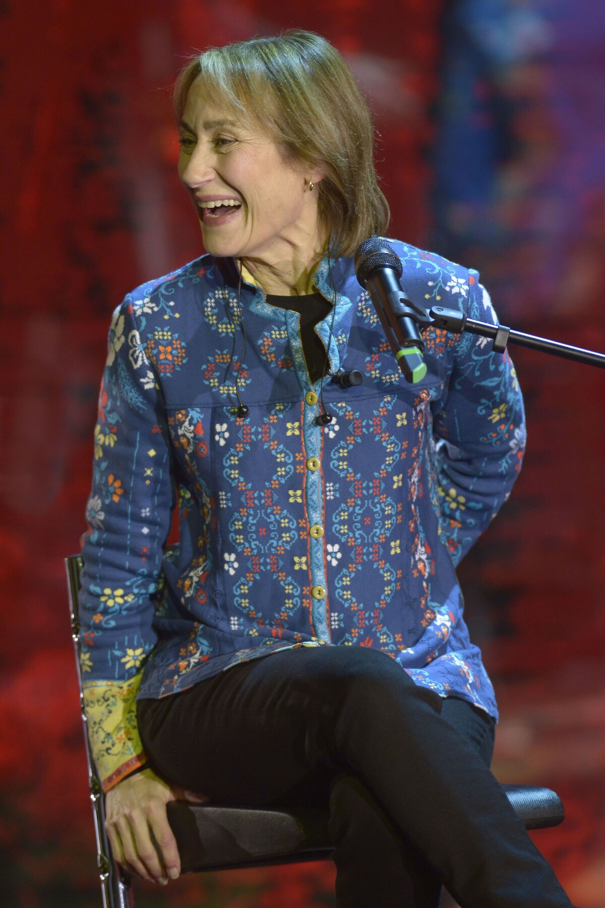 Photo : Ben Harper et sa mère Ellen Harper chantent ensemble sur une ...