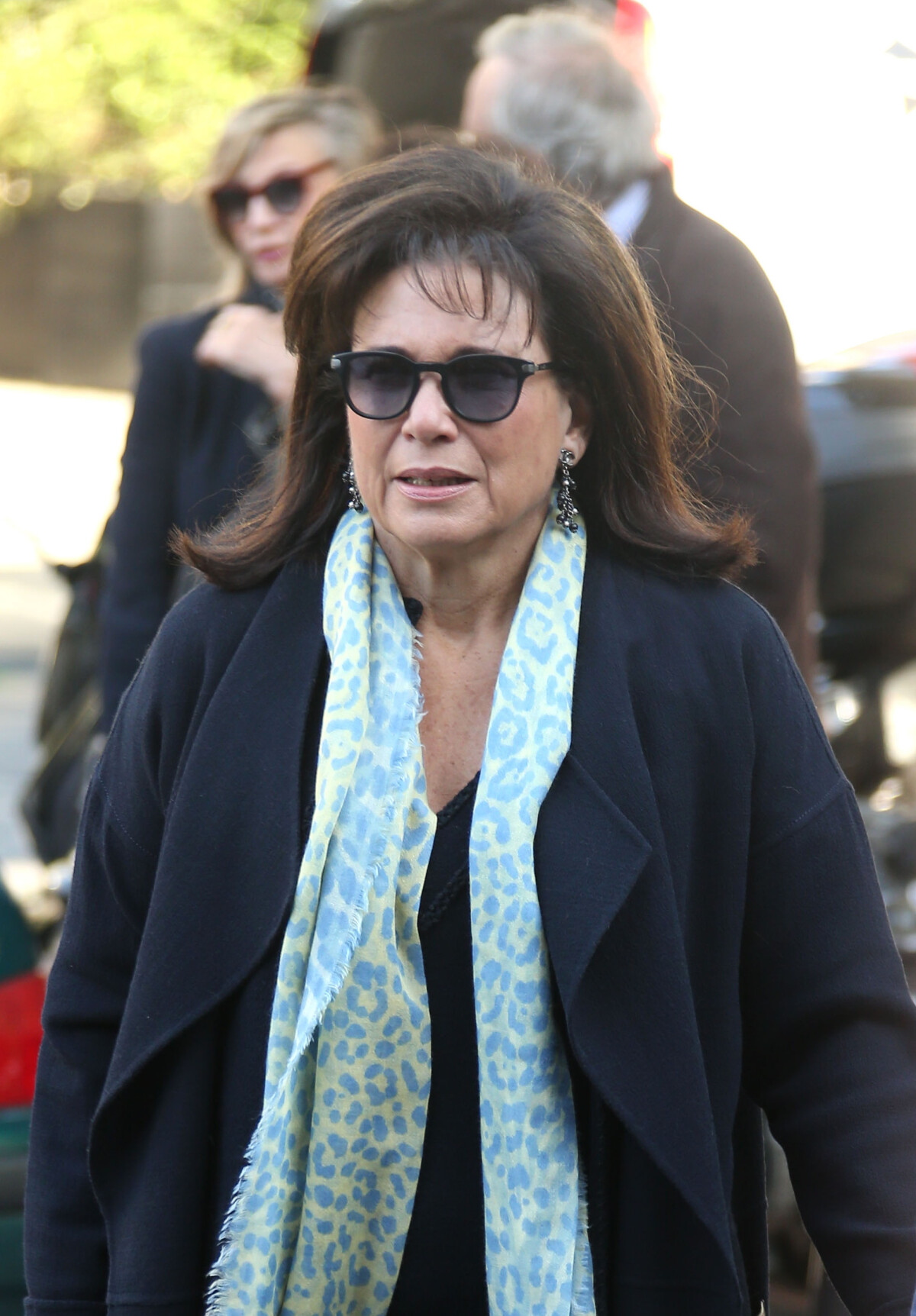 Photo : Anne Sinclair à Paris, le 10 avril 2014. - Purepeople