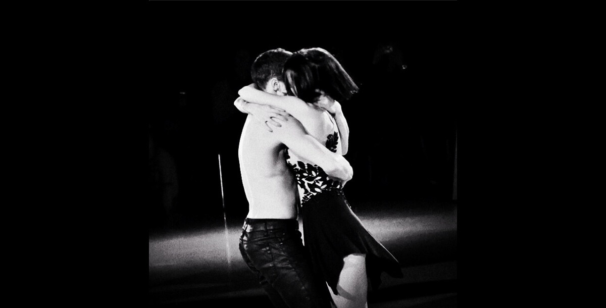 Photo : Alizée et Grégoire Lyonnet, le 14 février 2014. Photo prise ...