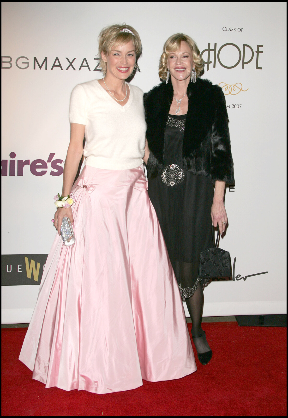 Photo : Sharon Stone et Melanie Griffith - soirée Class of Hope Prom le ...