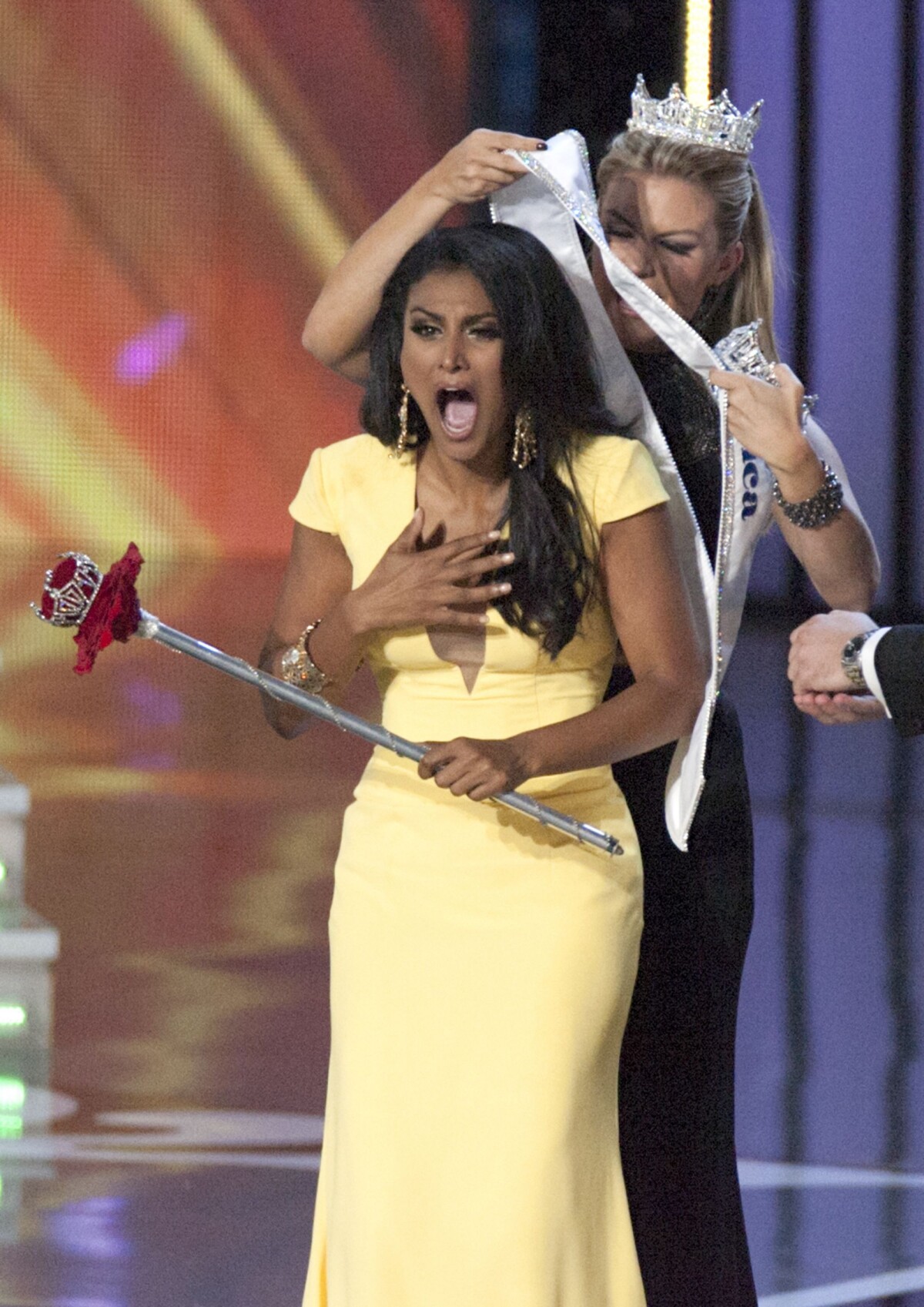Photo : Nina Davuluri a été élue Miss America 2014, le 15 septembre ...