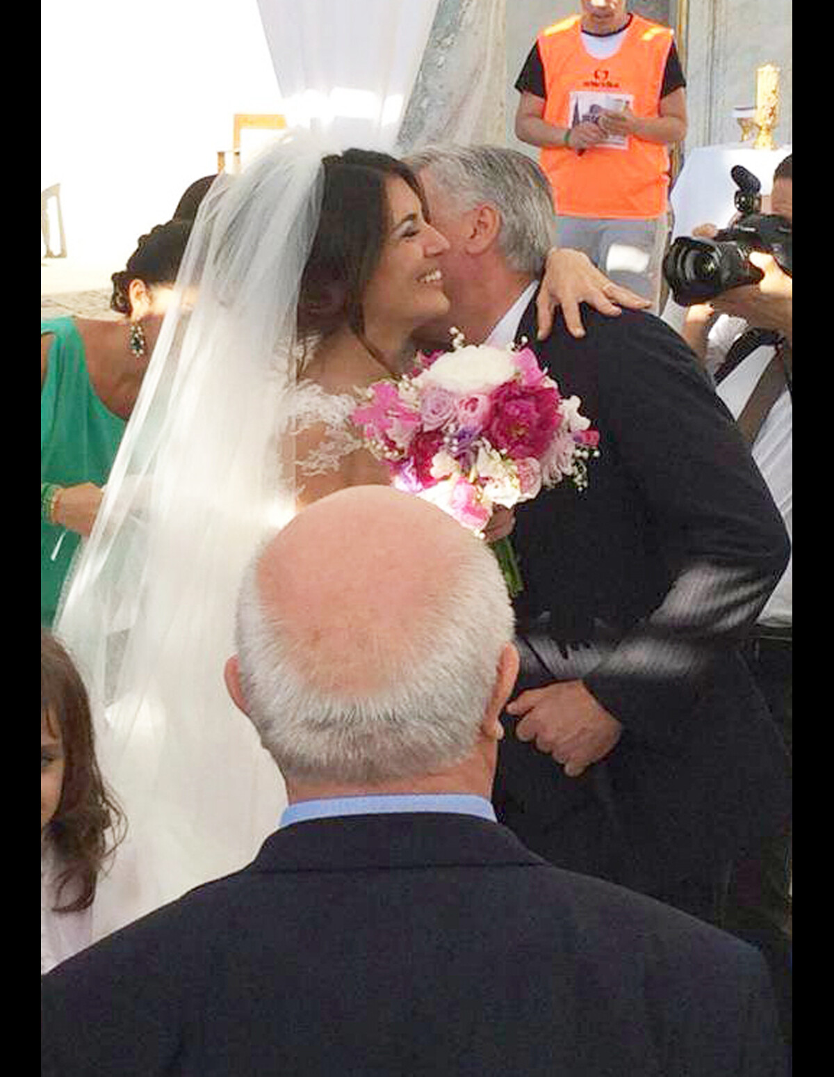 Photo : Le coach du Real Madrid Carlo Ancelotti marie sa fille Katia ...