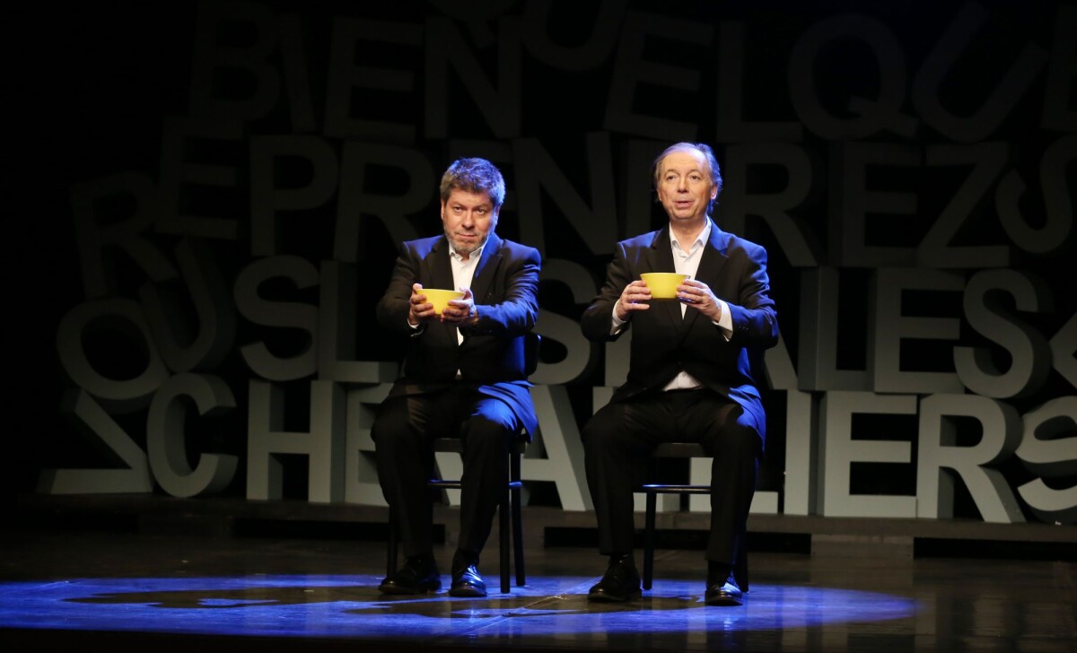 Photo : Philippe Chevallier et Regis Laspalès sur le filage de leur ...