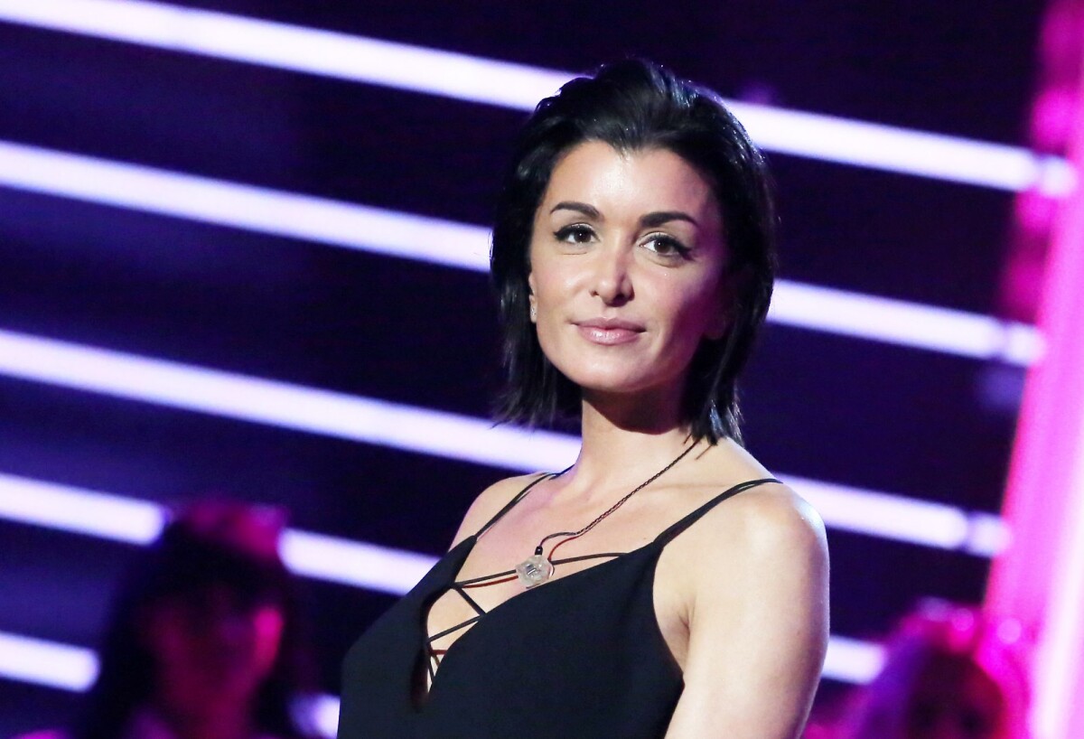 Photo : La chanteuse Jenifer lors de l'enregistrement de l'émission ...