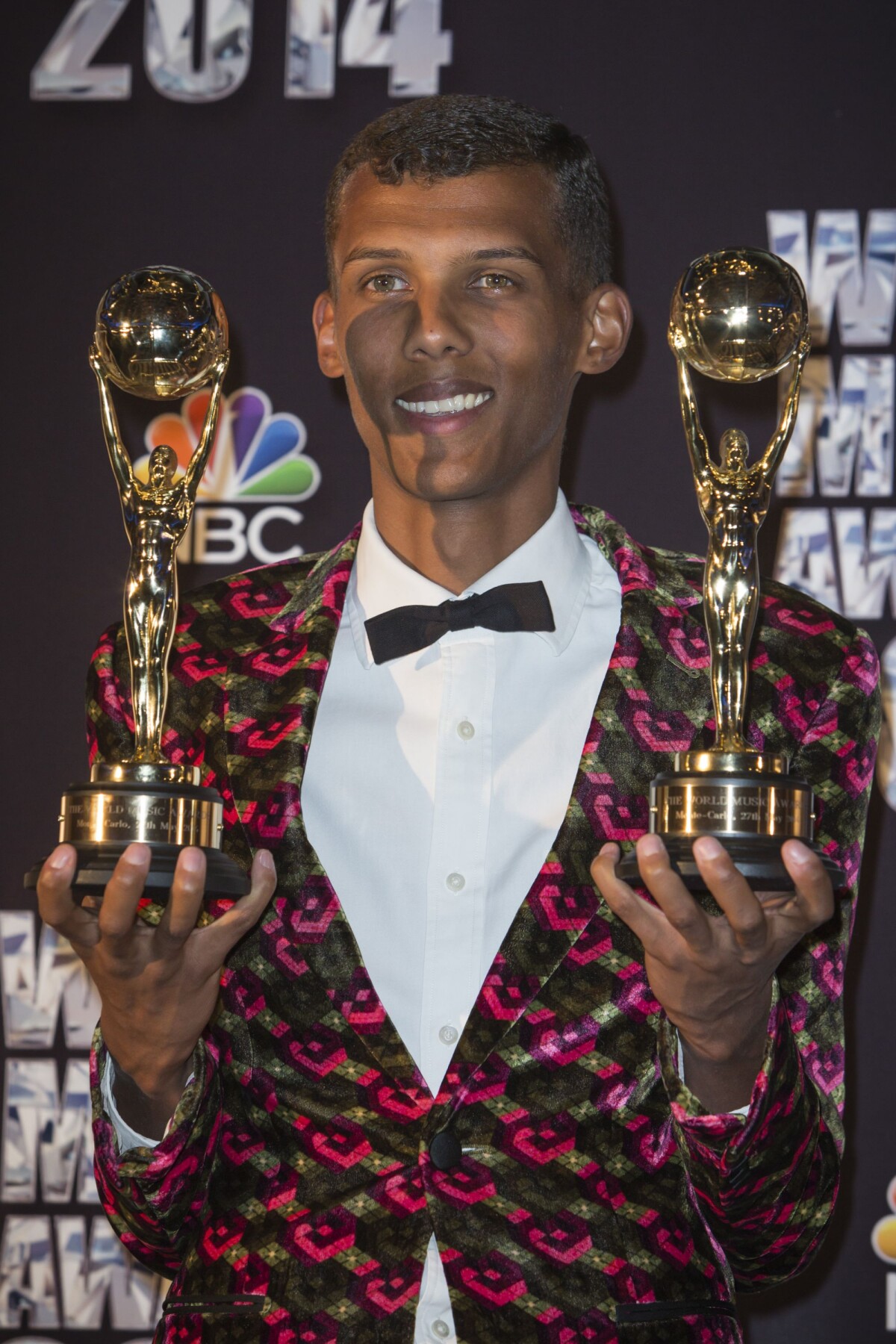Photo : L'artiste Stromae lors de la cérémonie des World Music Awards à ...