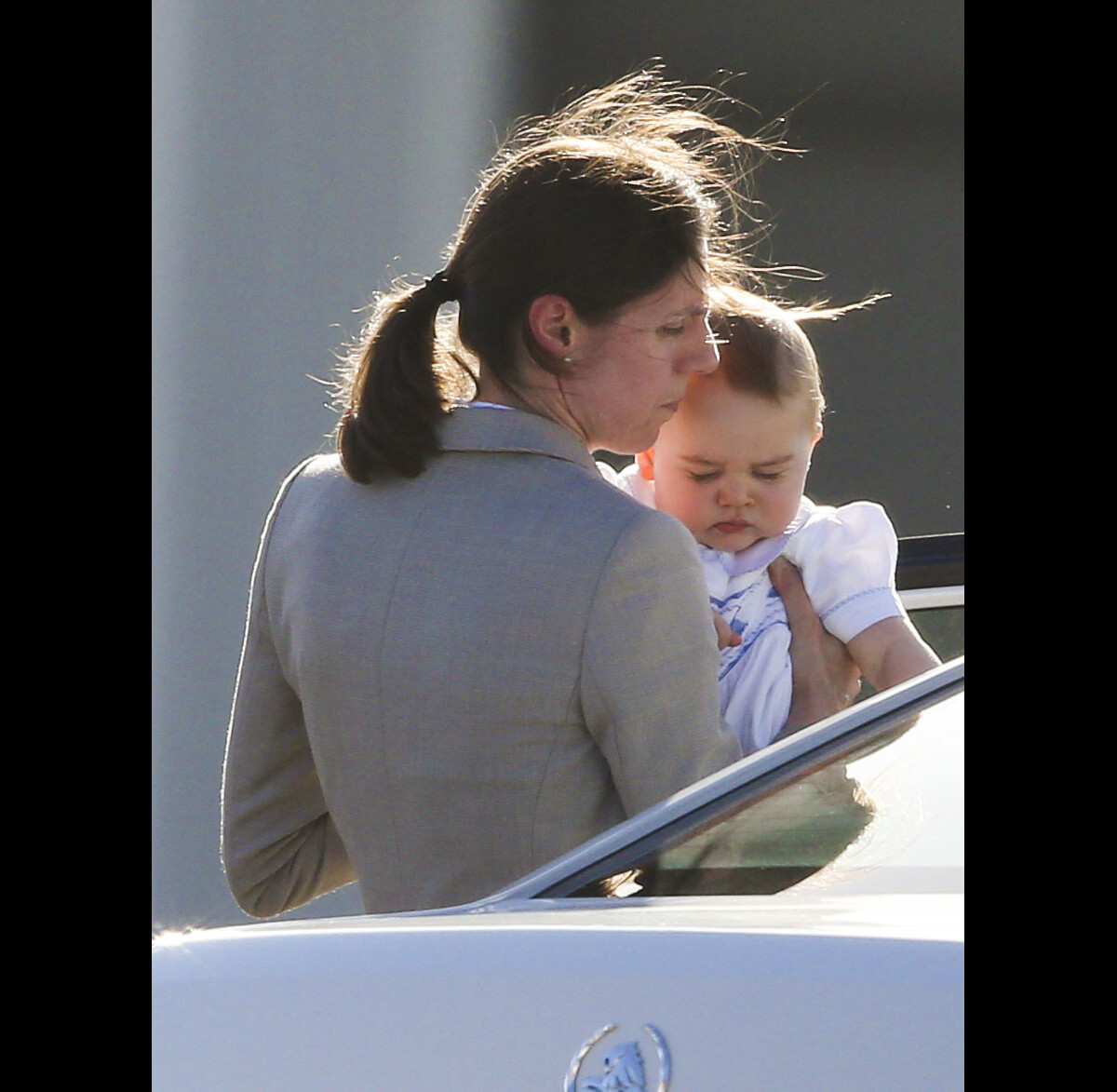 Photo : Maria Teresa Turrion Borrallo et le prince George de Cambridge ...