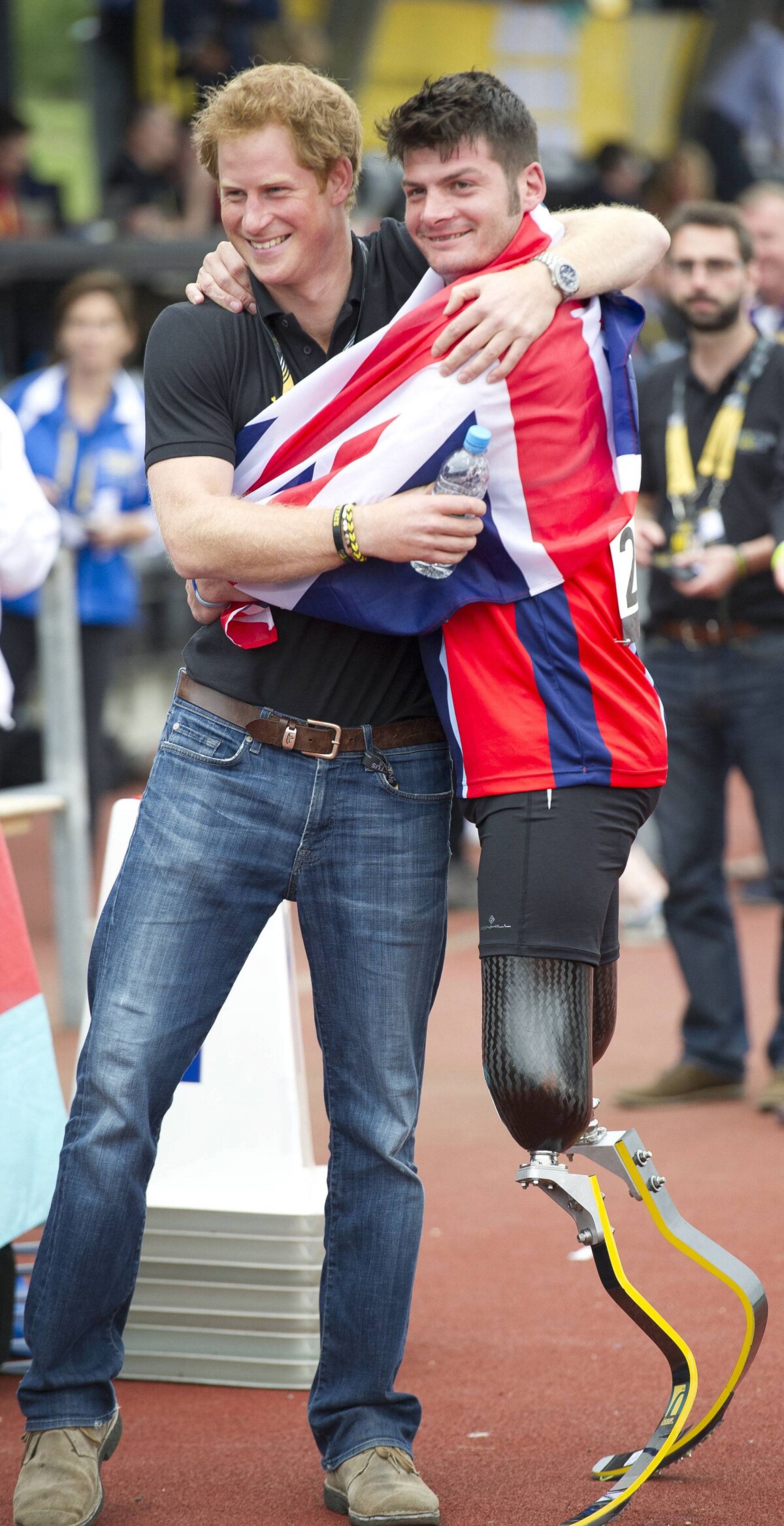 Photo : Le prince Harry et David Henson lors des Invictus Games le 11 ...