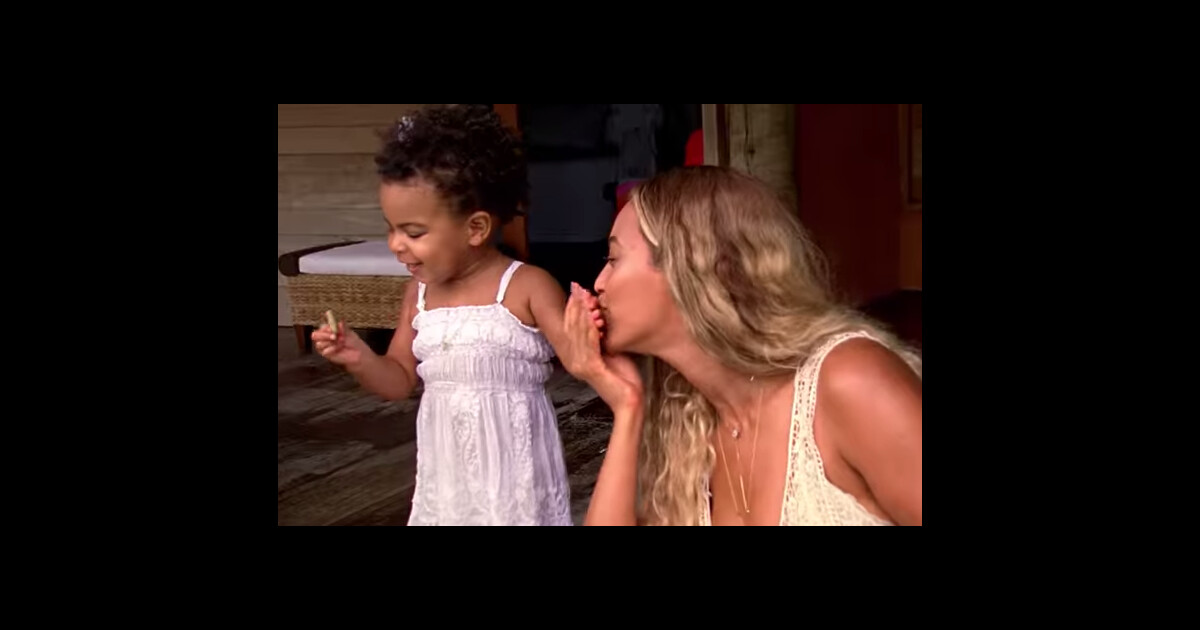 Beyoncé : Divine et gaga de sa fille Blue Ivy, craquante héroïne de ...