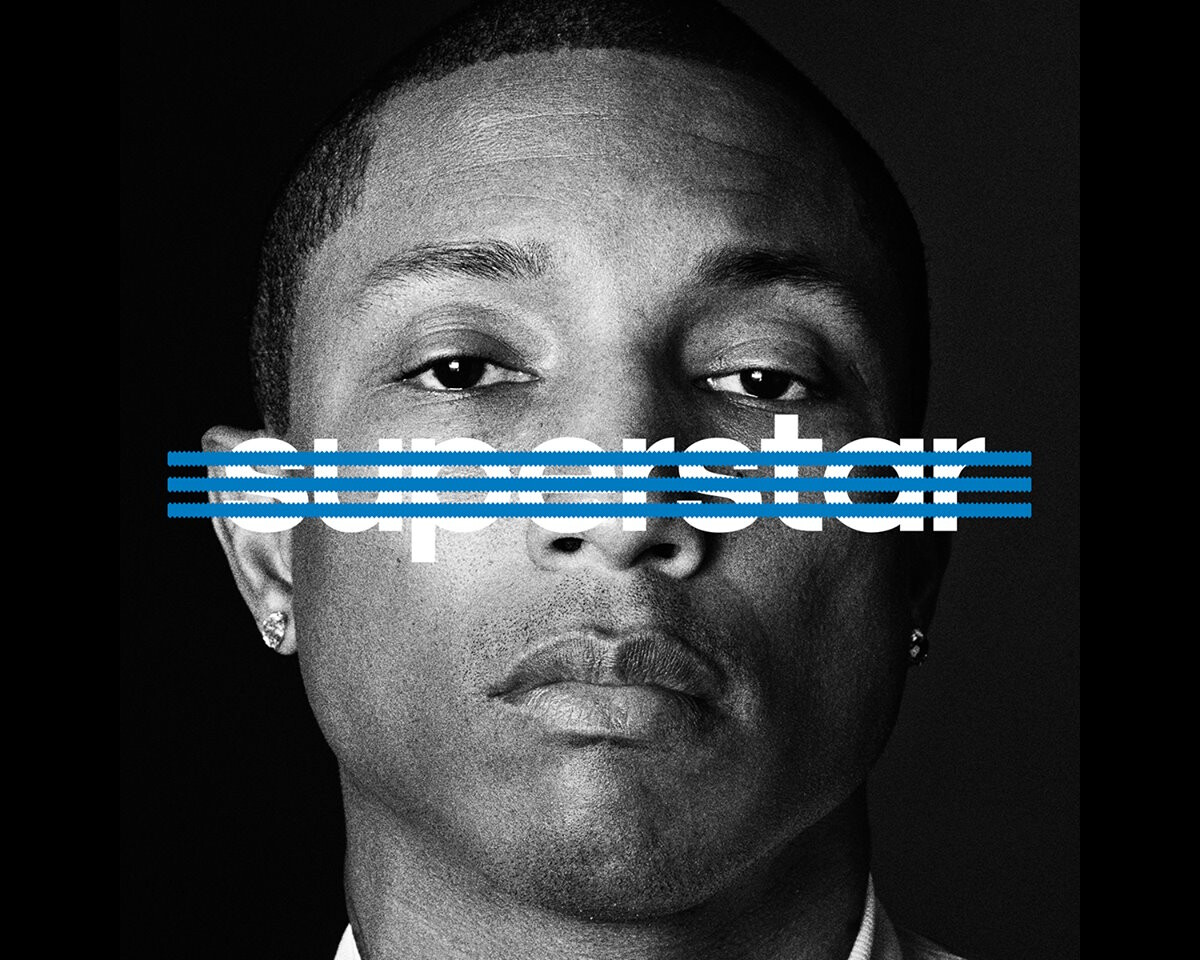 Photo : Pharrell Williams pour la campagne Original Superstar d'adidas ...