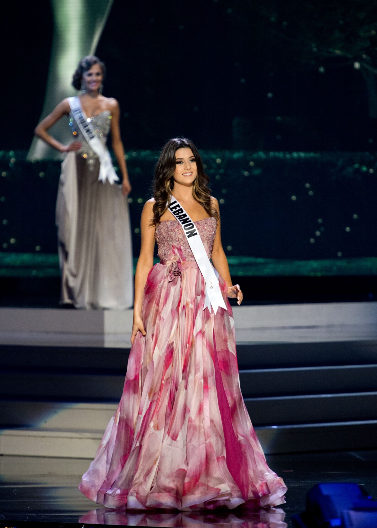 Photo : Saly Greige défile à la U.S. Century Bank Arena, à Miami ...