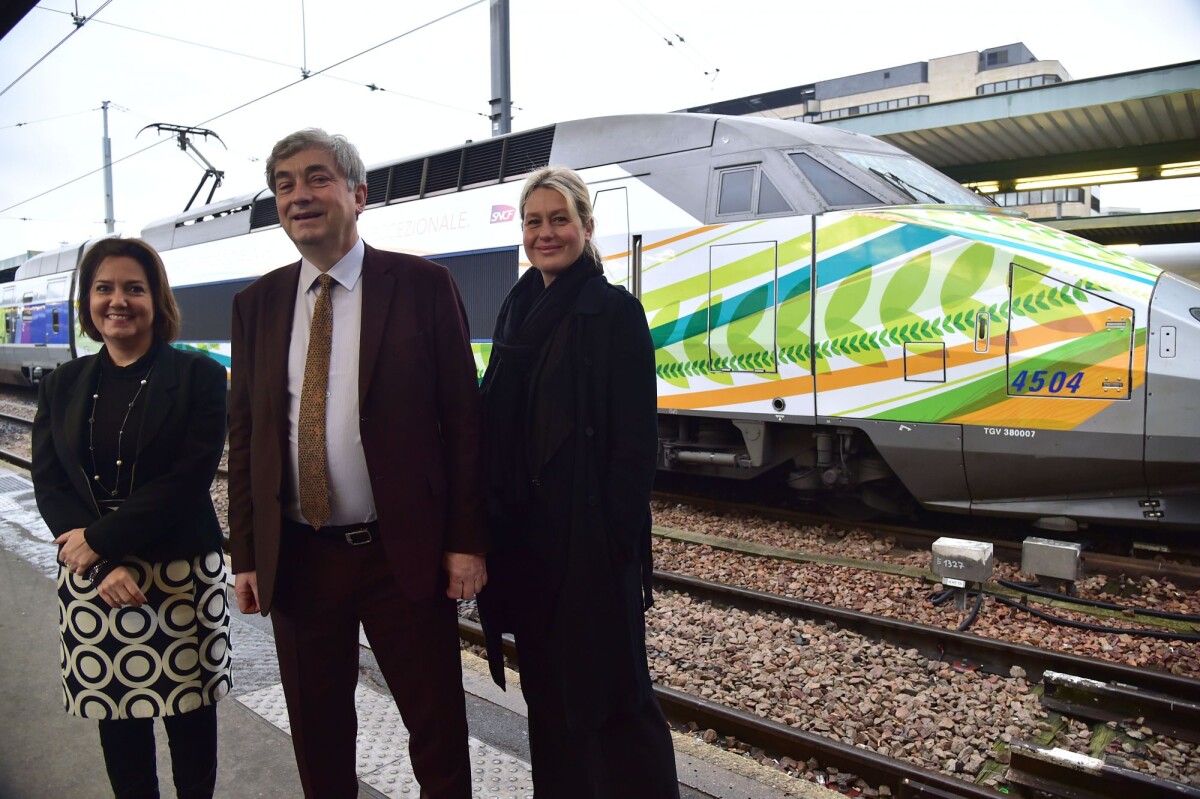 Photo : Rachel Picard, Directrice Générale Voyages SNCF, Alain Berger, Commissaire général de la ...