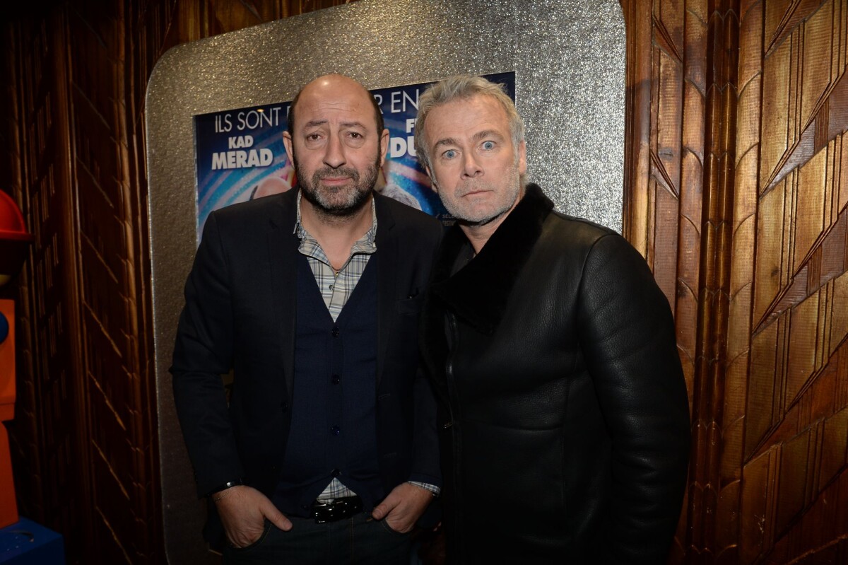 Photo : Kad Merad et Franck Dubosc - Les acteurs du film "Bis" posent ...