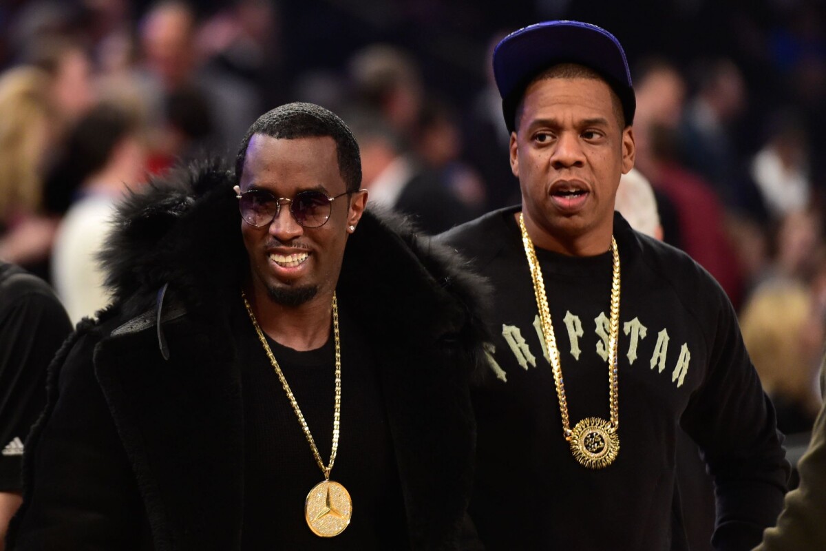 Photo : Sean John Combs et Jay-Z au Madison Square Garden à l'occasion ... Photo : Sean John Combs et Jay-Z au Madison Square Garden à l'occasion ...
