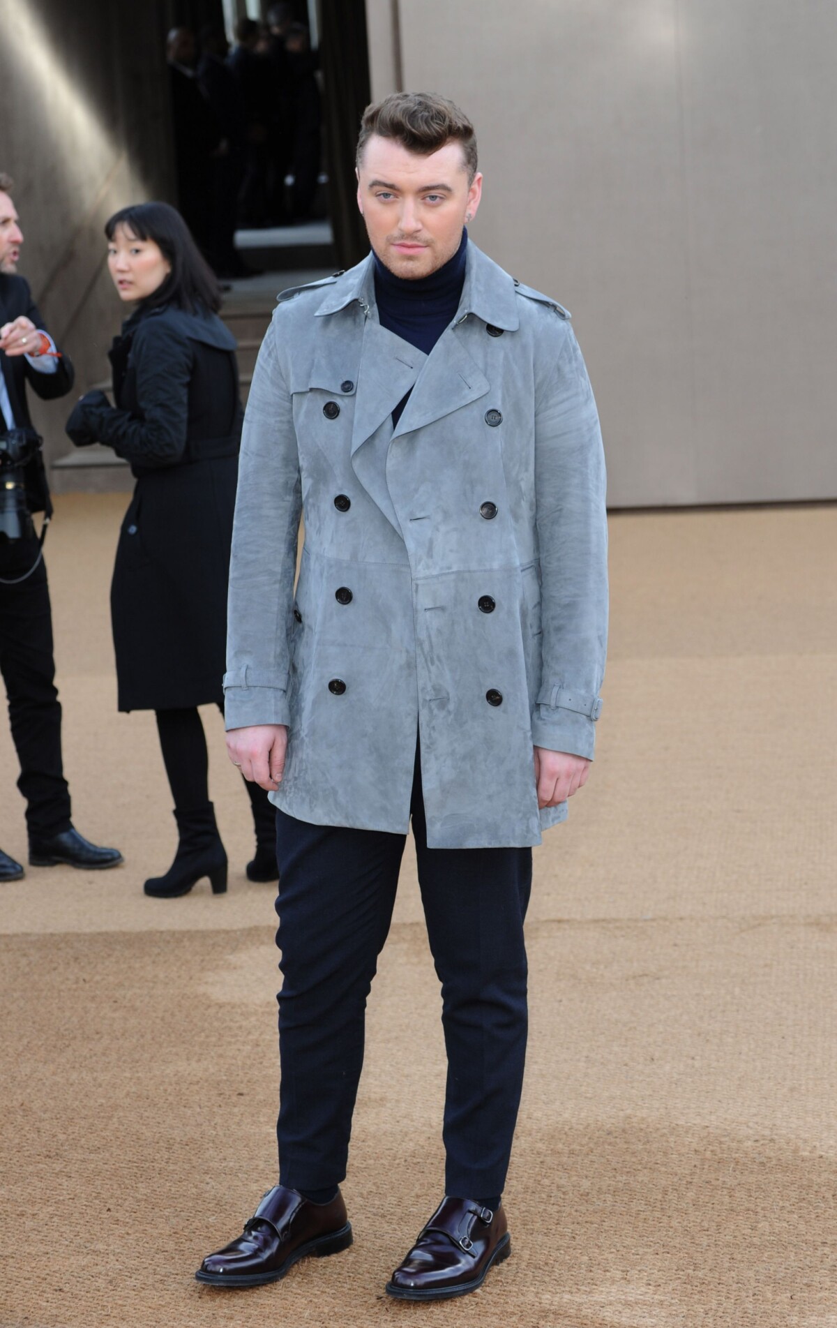 Photo : Sam Smith arrive aux Kensington Gardens pour assister au défilé ...