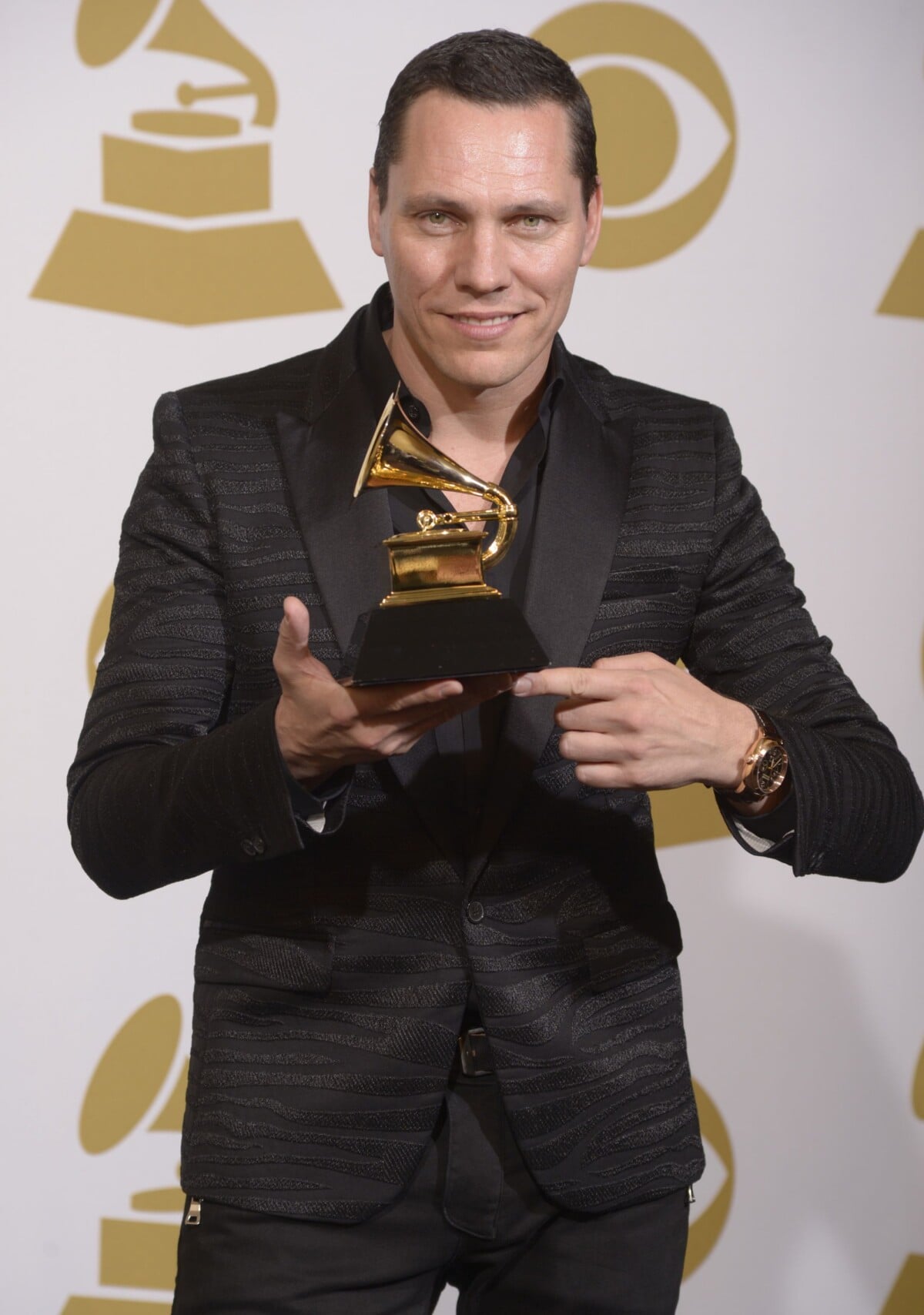 Photo : DJ Tiesto, winner of Best Remixed Recording, Non-Classical for ...