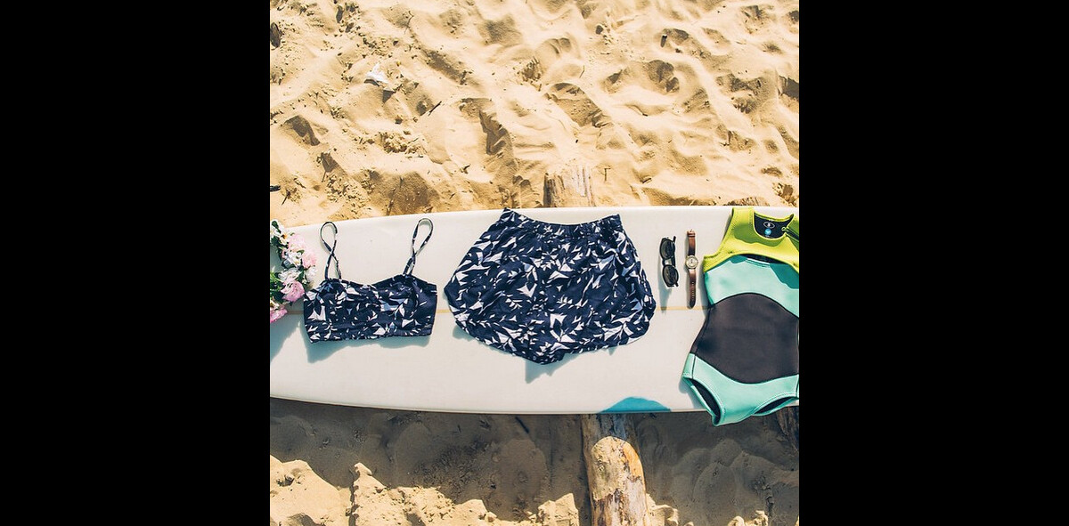 Photo : Les indispensables Roxy de la surfeuse Justine Mauvin - Purepeople