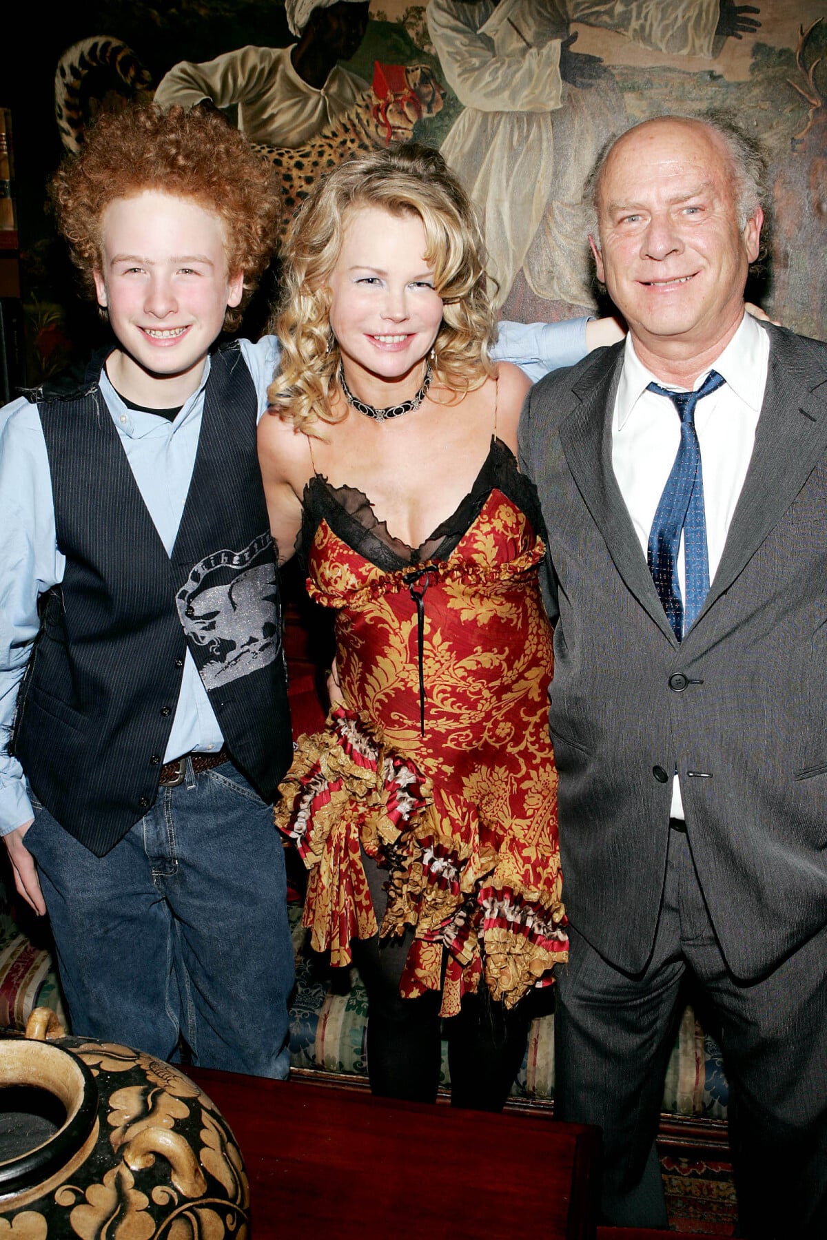 Photo : James, Kim et Art Garfunkel à New York le 17 janvier 2005 ...