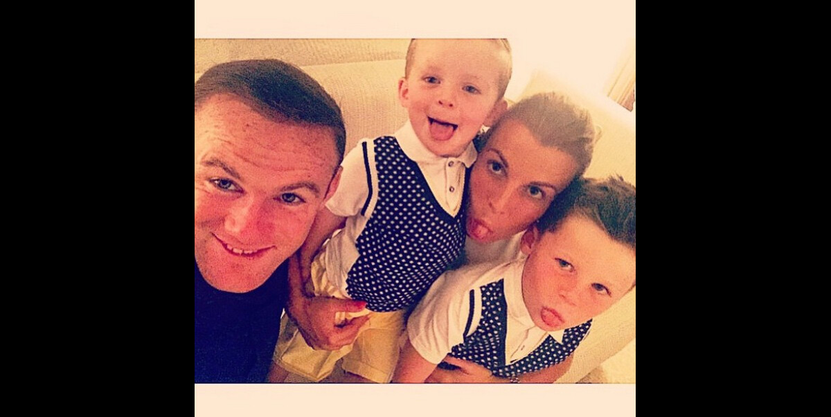Photo : Wayne et Coleen Rooney avec leurs fils Klay et Kai en juin 2015 ...